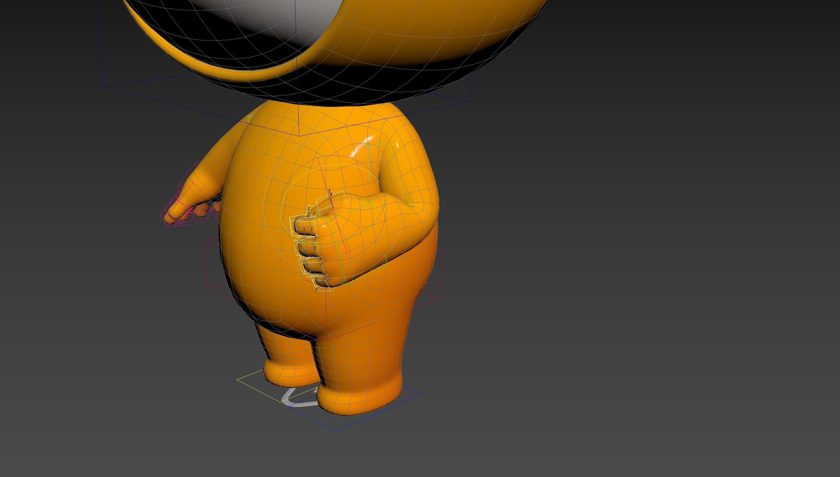 Character252 Rigged Mascot 3D model rigged | CGTrader