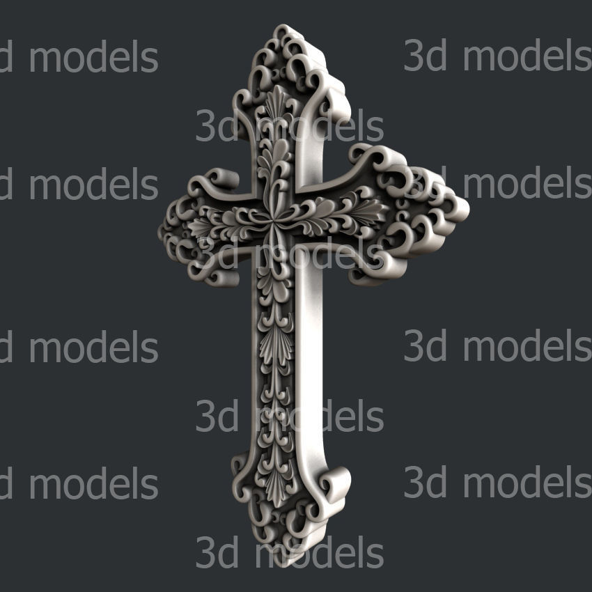 3d STL models for CNC or 3d printer cross24 3D model | CGTrader