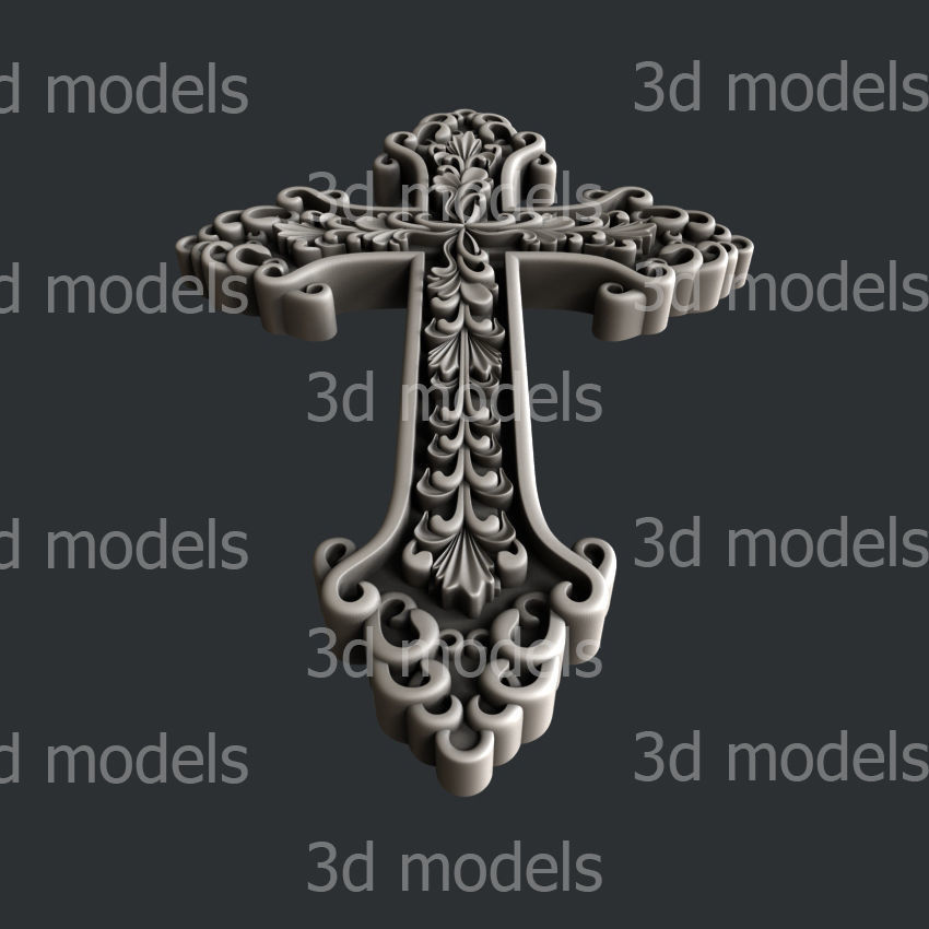 3d STL models for CNC or 3d printer cross24 3D model | CGTrader
