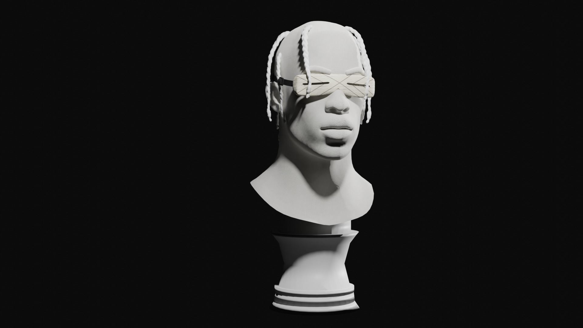 Travis Scott Glasses obj fbx and blend file free VR / AR / low-poly 3D ...