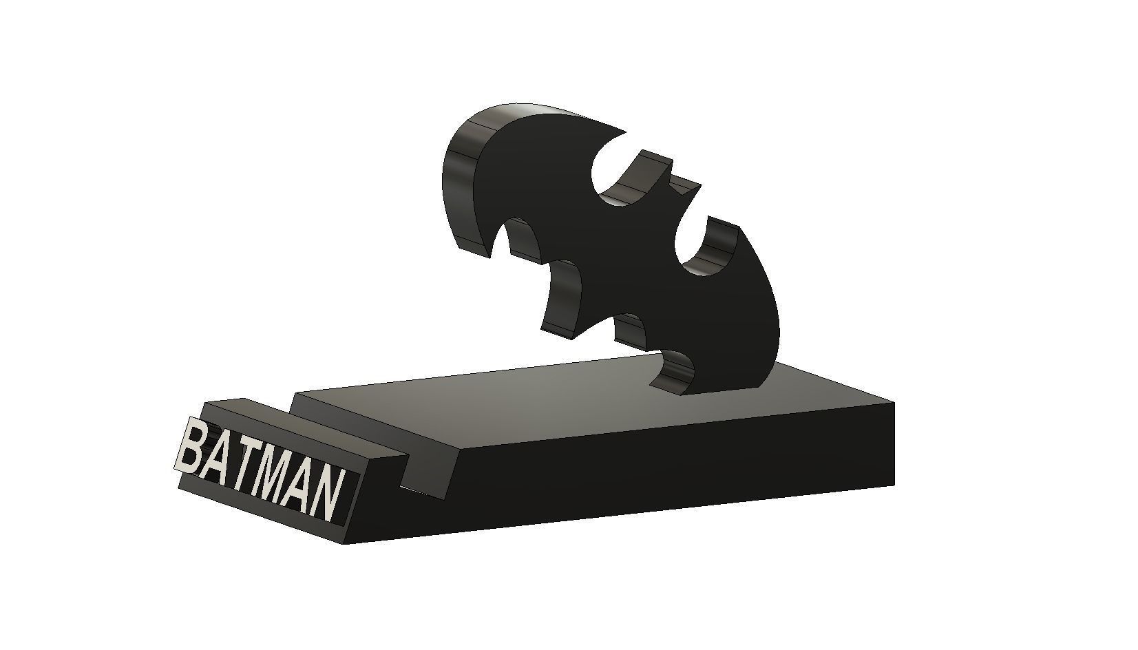 3D Batman Phone Holder 3D model 3D printable | CGTrader