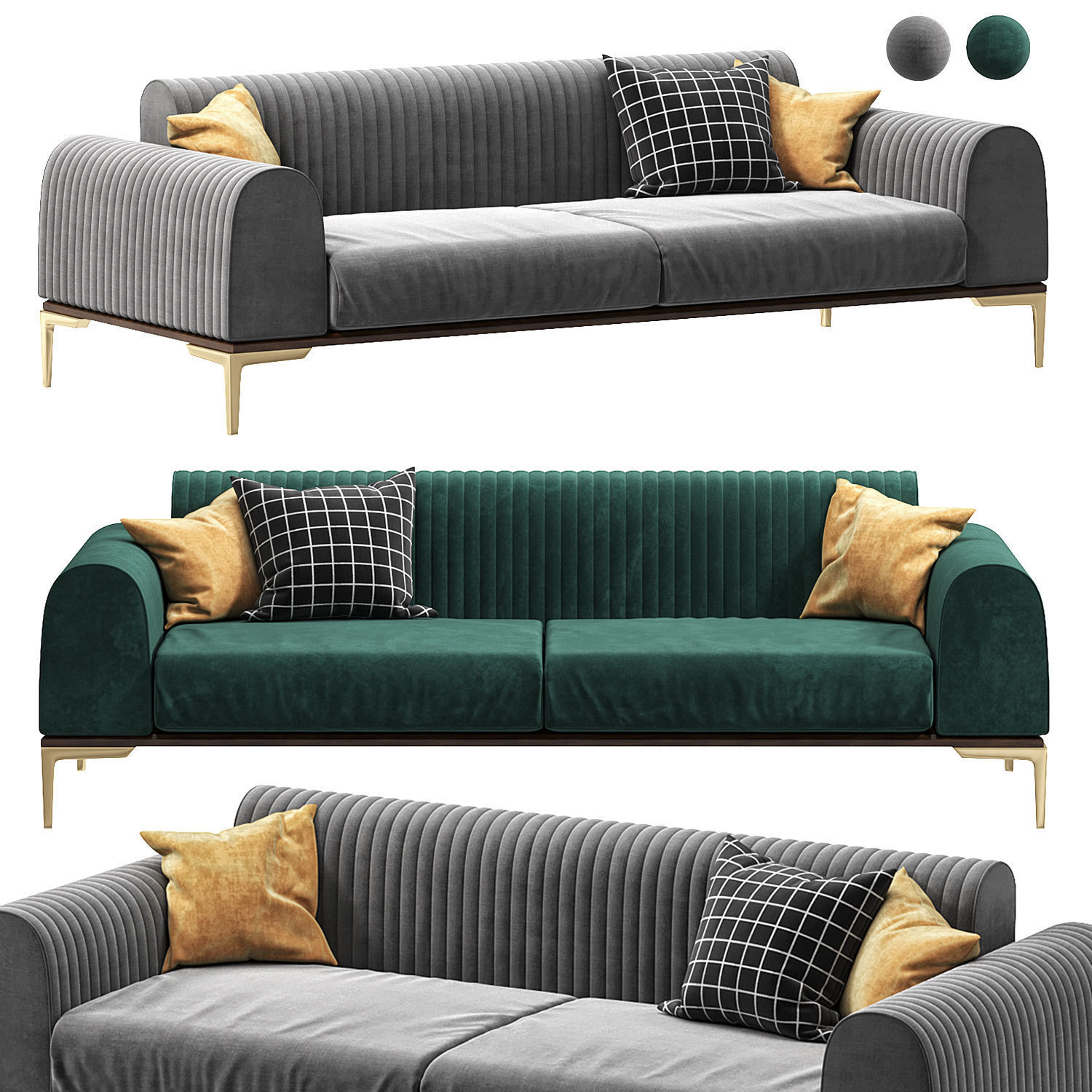 DORETA SOFA BED by Atmacha 3D model | CGTrader