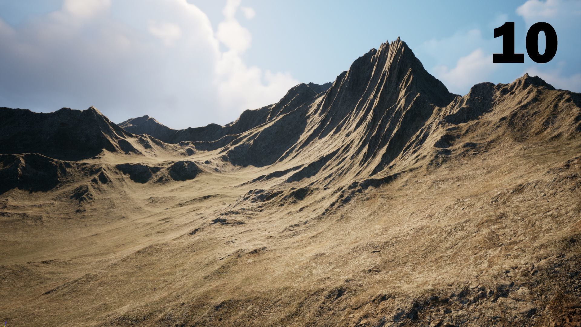 TERRAIN MOUNTAIN 10PACK 4K 3D model | CGTrader