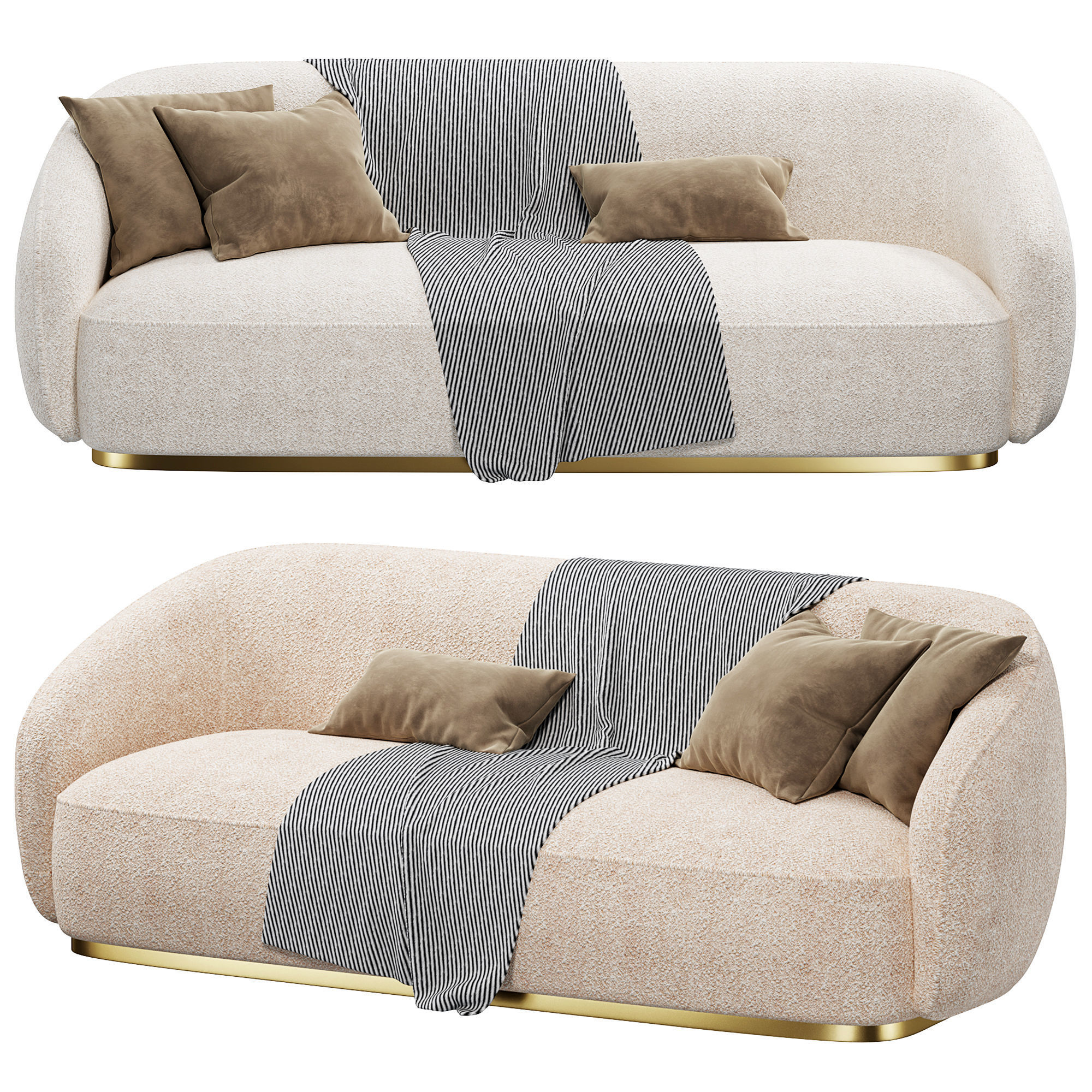 Brice Sofa by LUXDECO 3D model | CGTrader