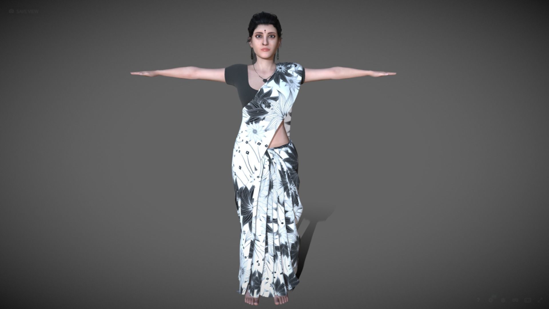 Indian Girl AASHNI AX08OM Indian Female 3D model | CGTrader