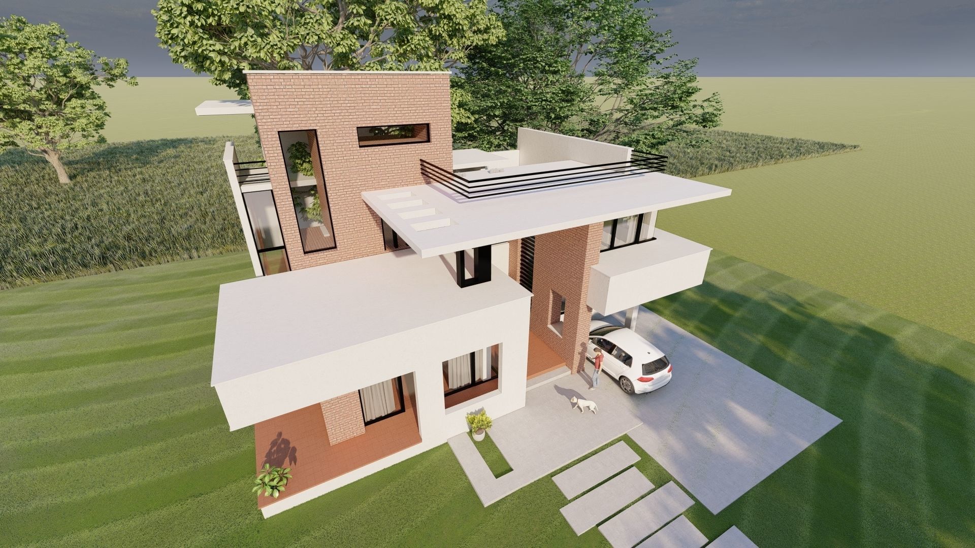 3d model of residence 3D model | CGTrader