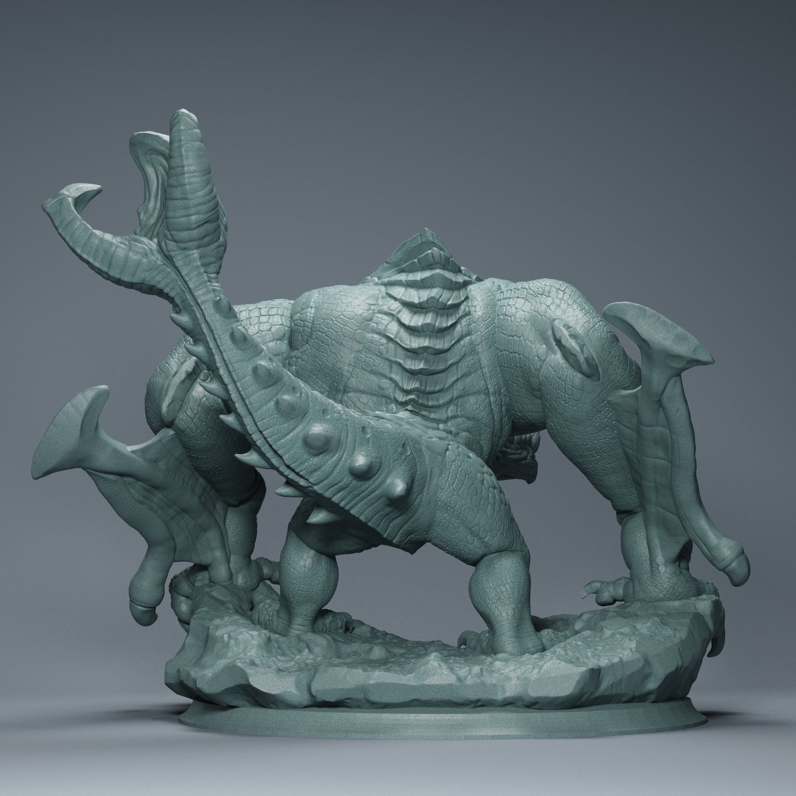 Otachi Kaiju 3D model 3D printable | CGTrader