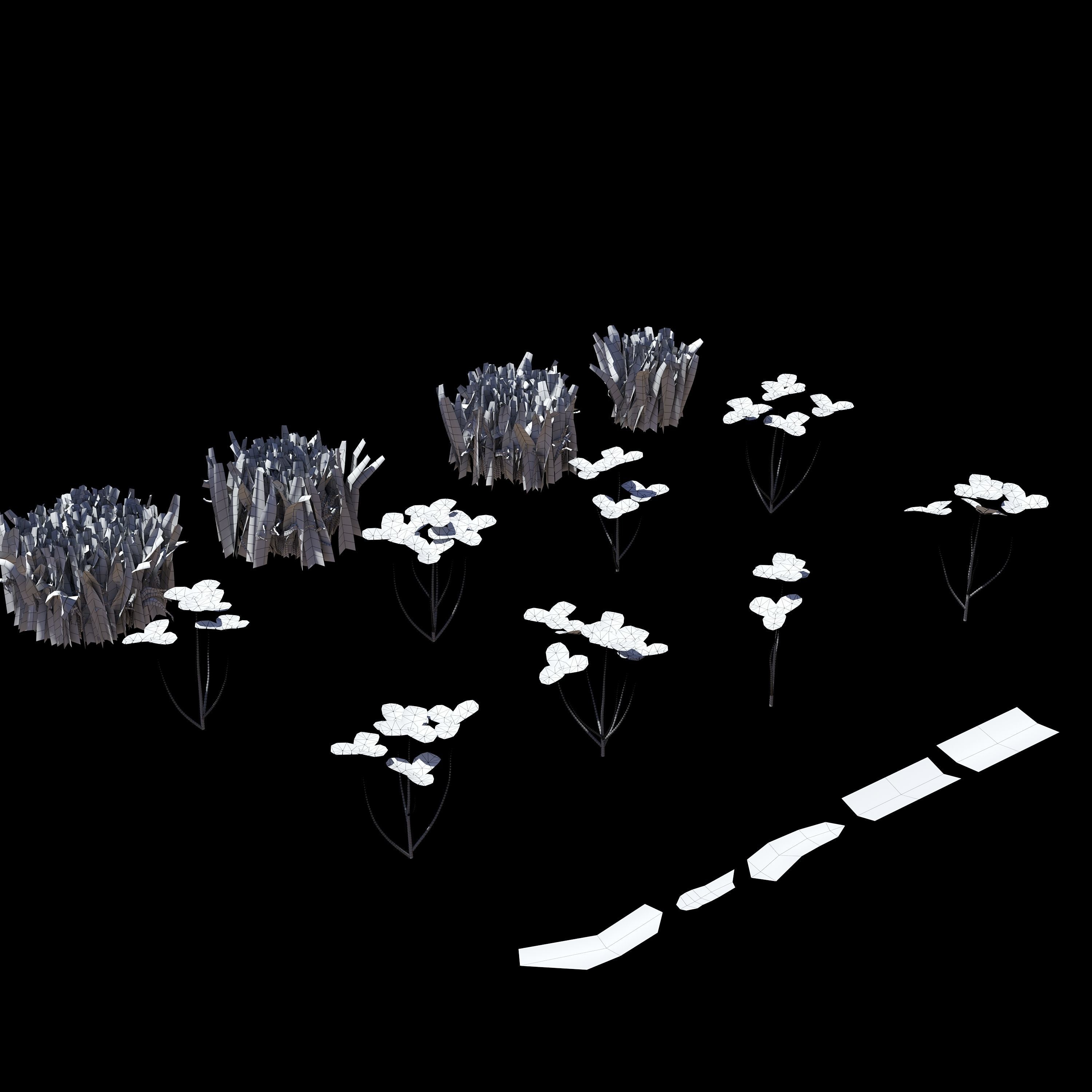 Clover lawn 3D model | CGTrader