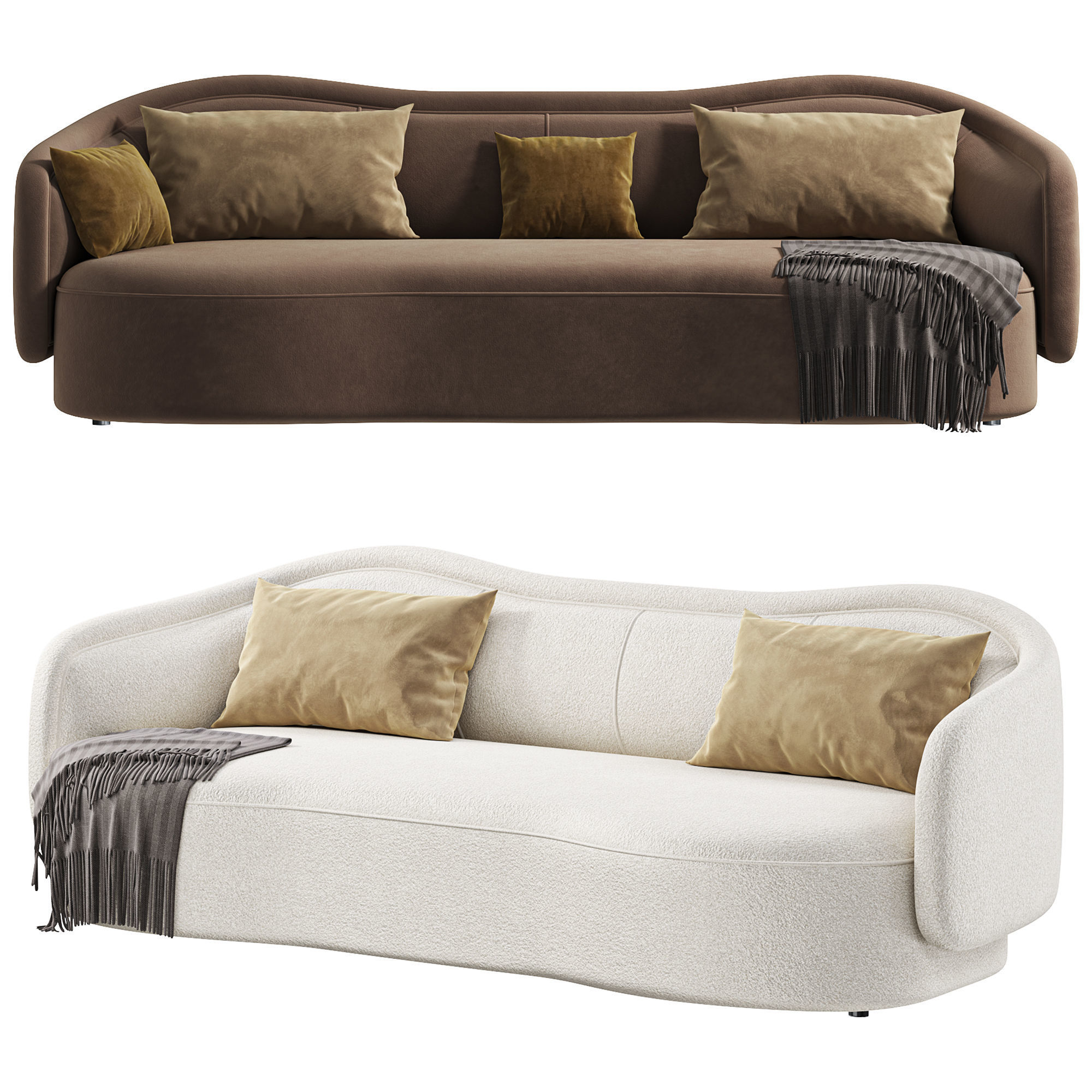 SAFFI SOFA By Nohohome 3D model | CGTrader