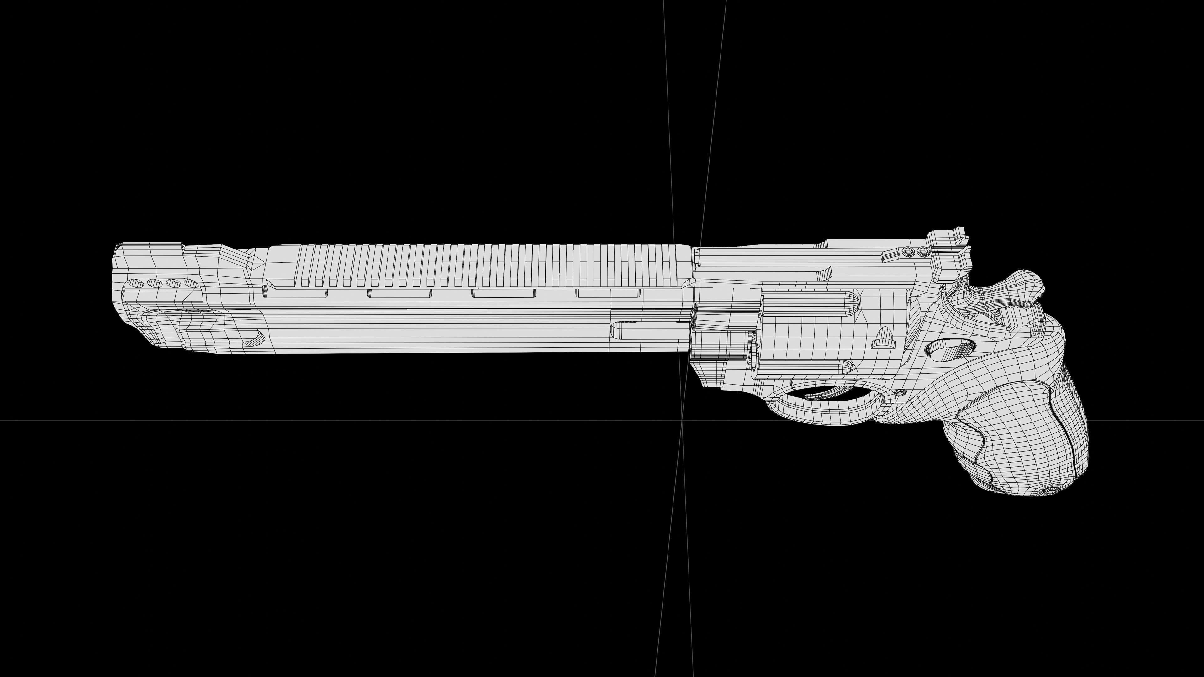 3D model Magnum 44 revolver VR / AR / low-poly | CGTrader