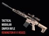 3D model Tactical modular sniper rifle Remington R11 RSASS VR / AR ...