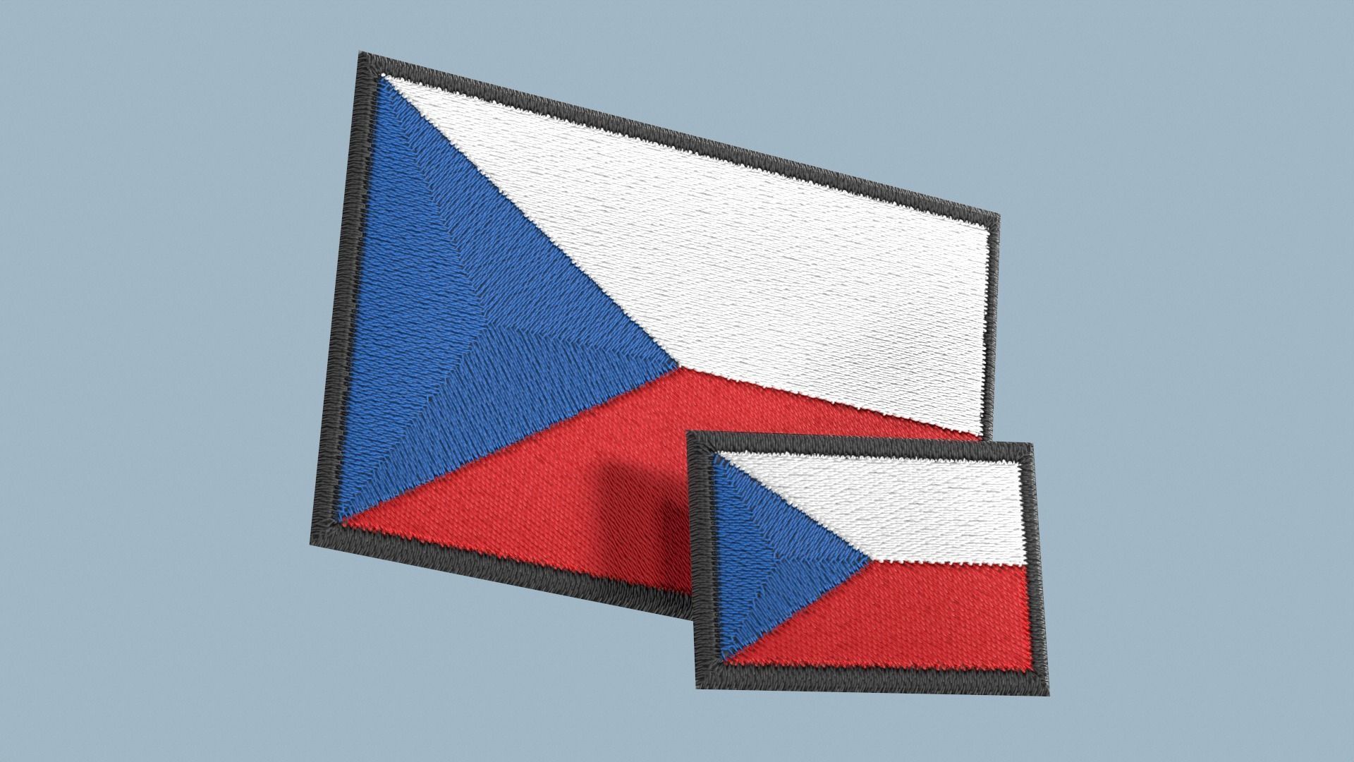 3D model 20 COUNTRY FLAG PATCHES VR / AR / low-poly | CGTrader
