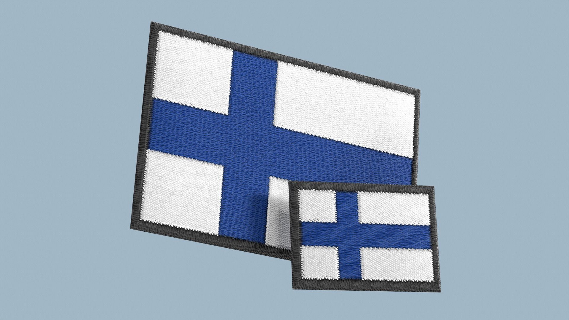 3D model 20 COUNTRY FLAG PATCHES VR / AR / low-poly | CGTrader