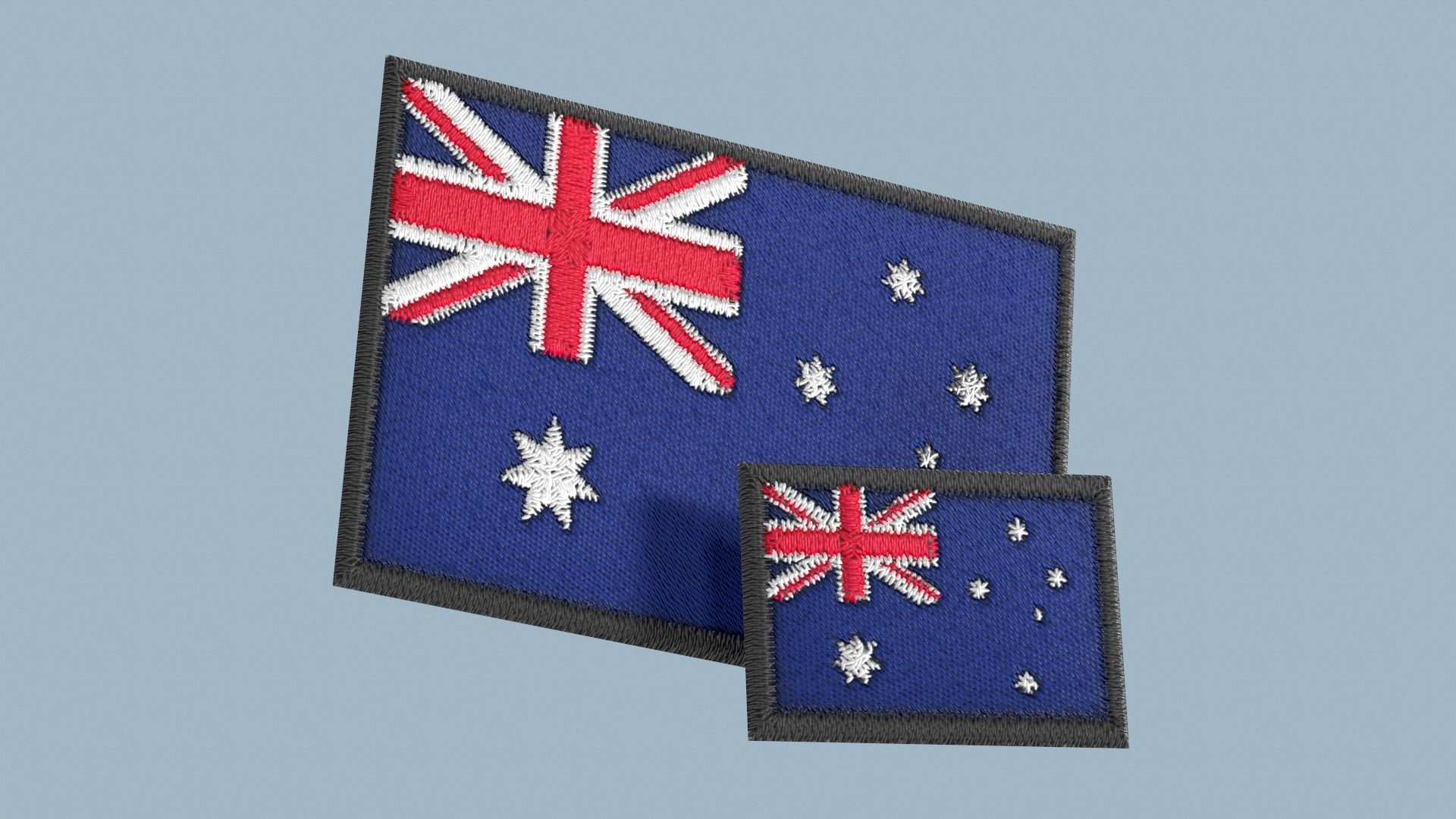 3D model 20 COUNTRY FLAG PATCHES VR / AR / low-poly | CGTrader