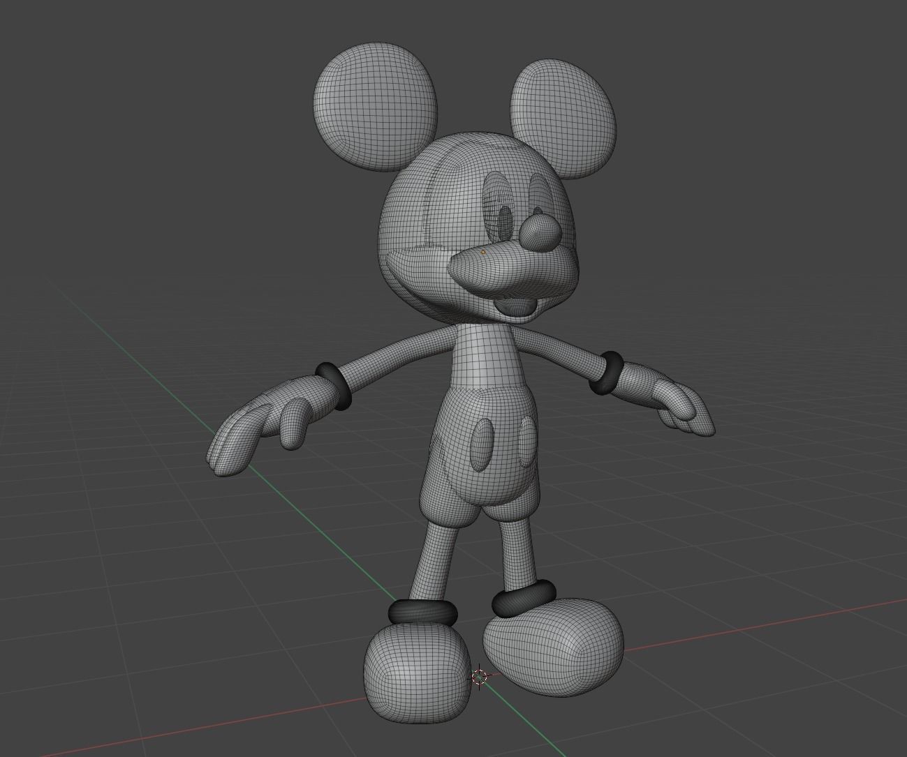 3d Mickey Mouse 3d Model 3d Printable Cgtrader