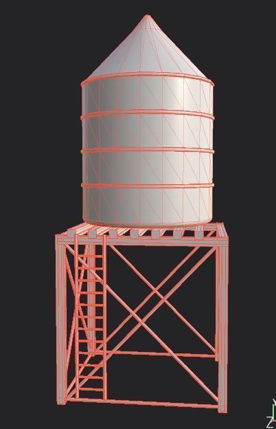 3D model water tank VR / AR / low-poly | CGTrader
