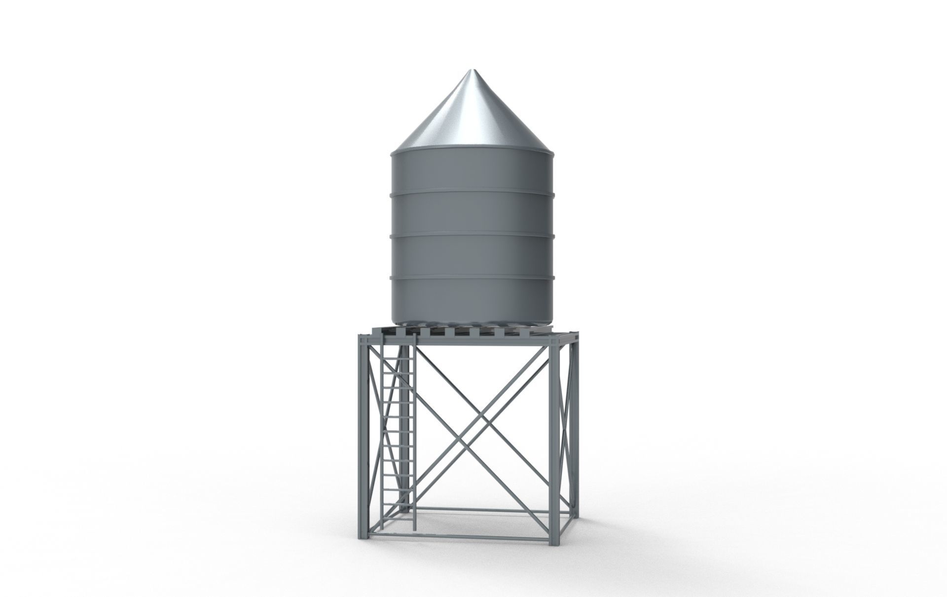 3D model water tank VR / AR / low-poly | CGTrader