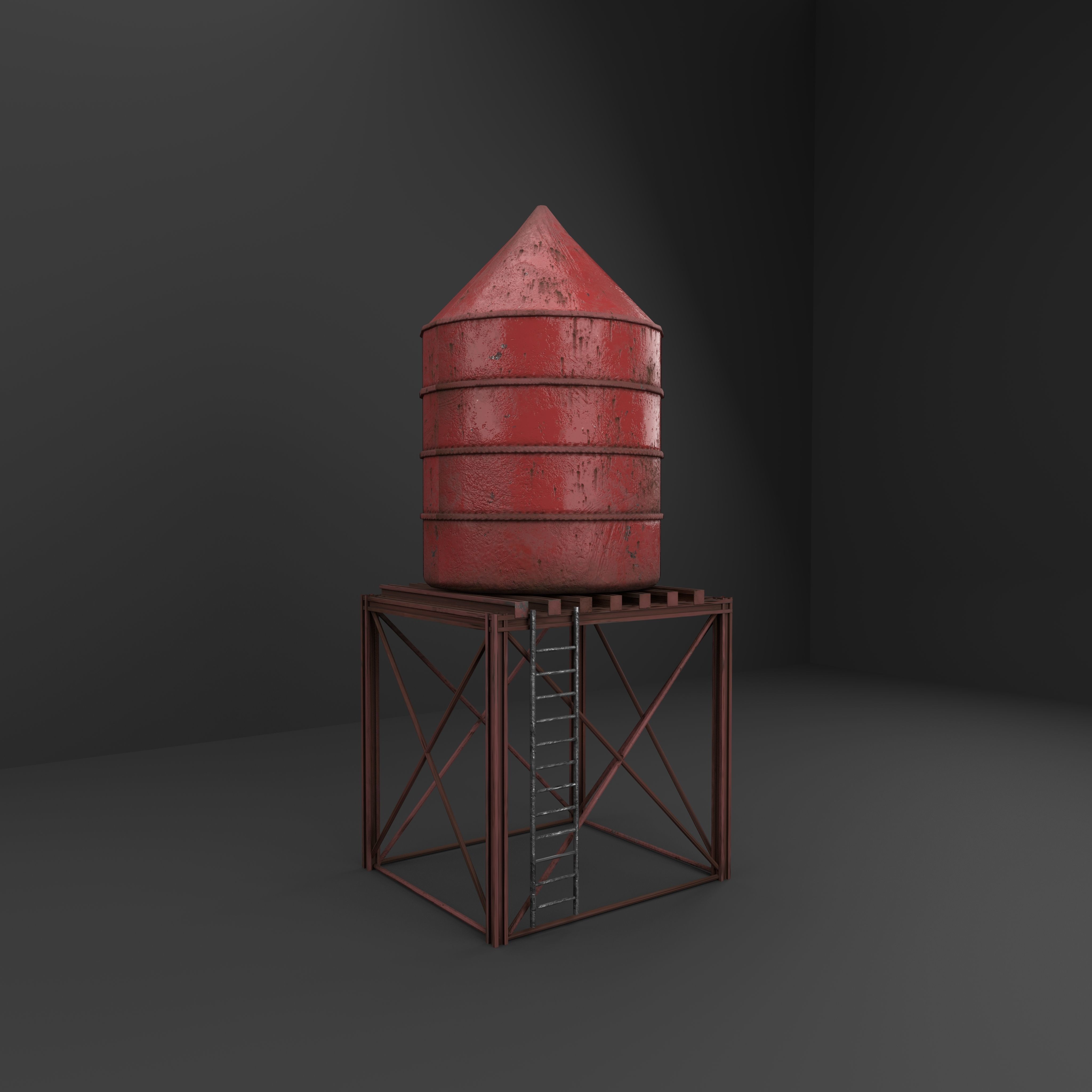 3D model water tank VR / AR / low-poly | CGTrader