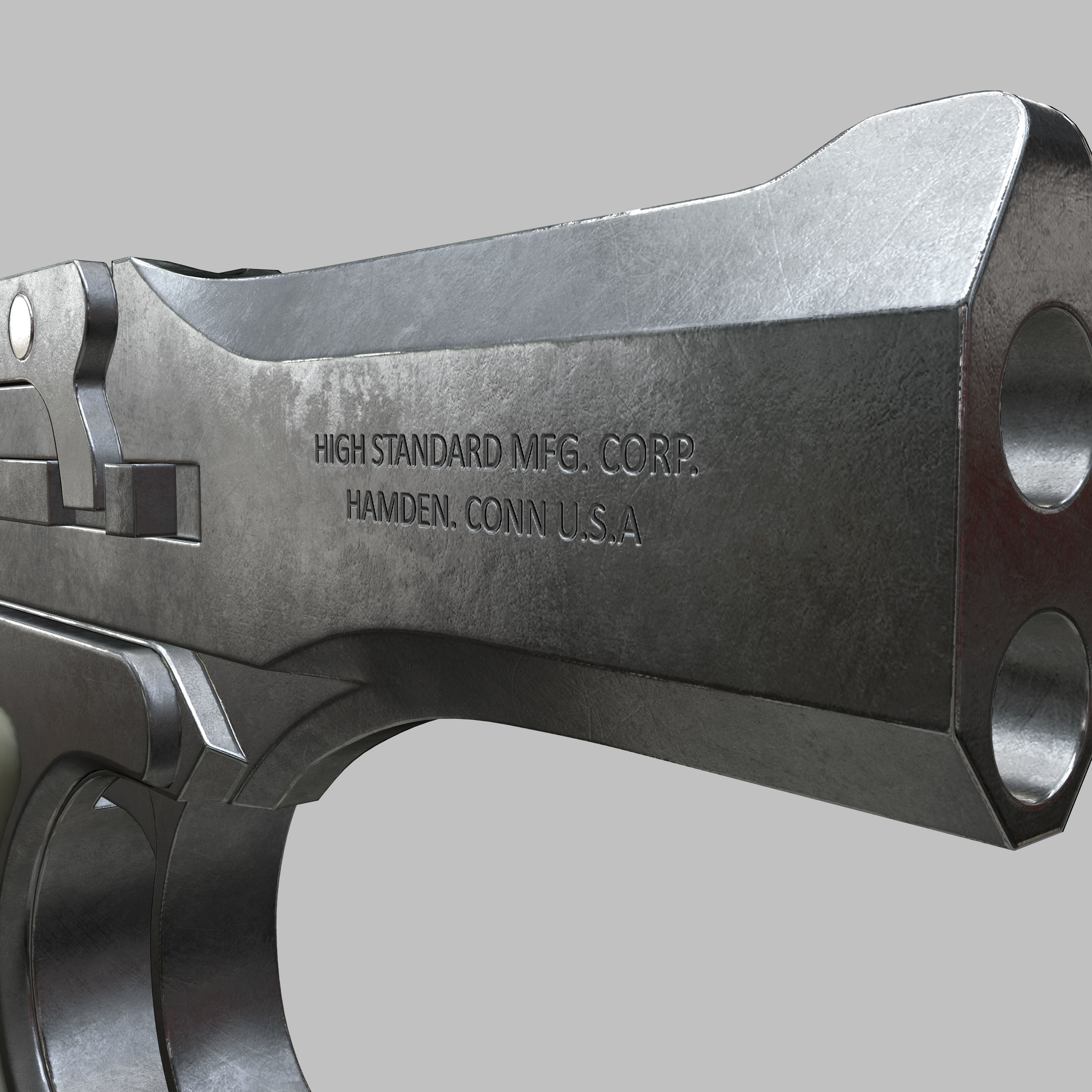 3D model High Standard Derringer Lowpoly VR / AR / low-poly | CGTrader