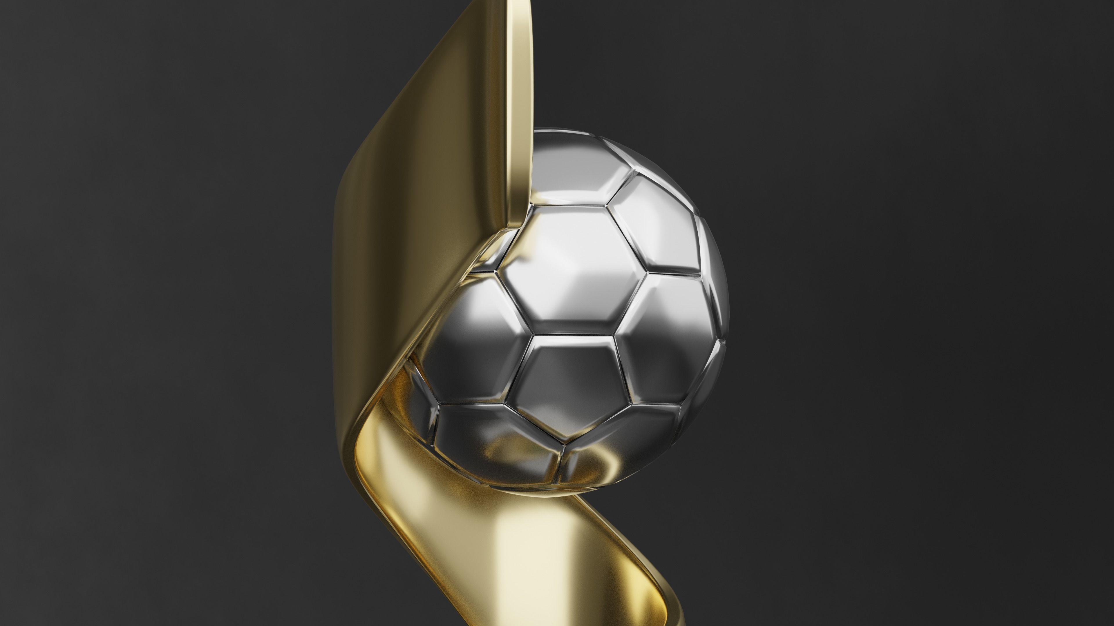 3D model Women Worldcup Trophy VR / AR / low-poly | CGTrader