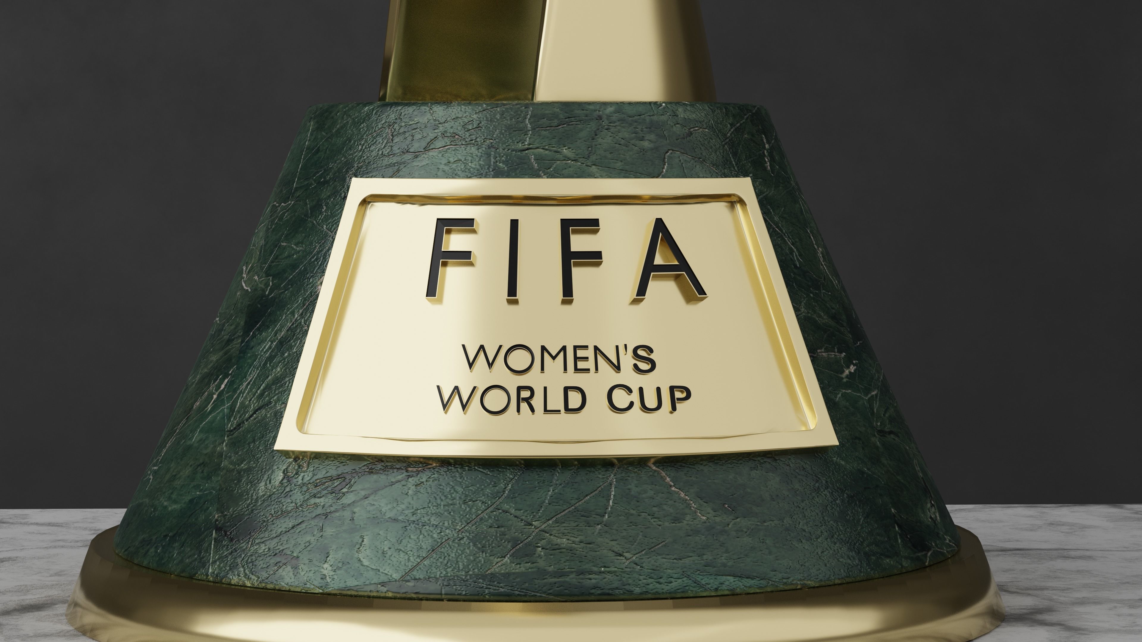3D model Women Worldcup Trophy VR / AR / low-poly | CGTrader