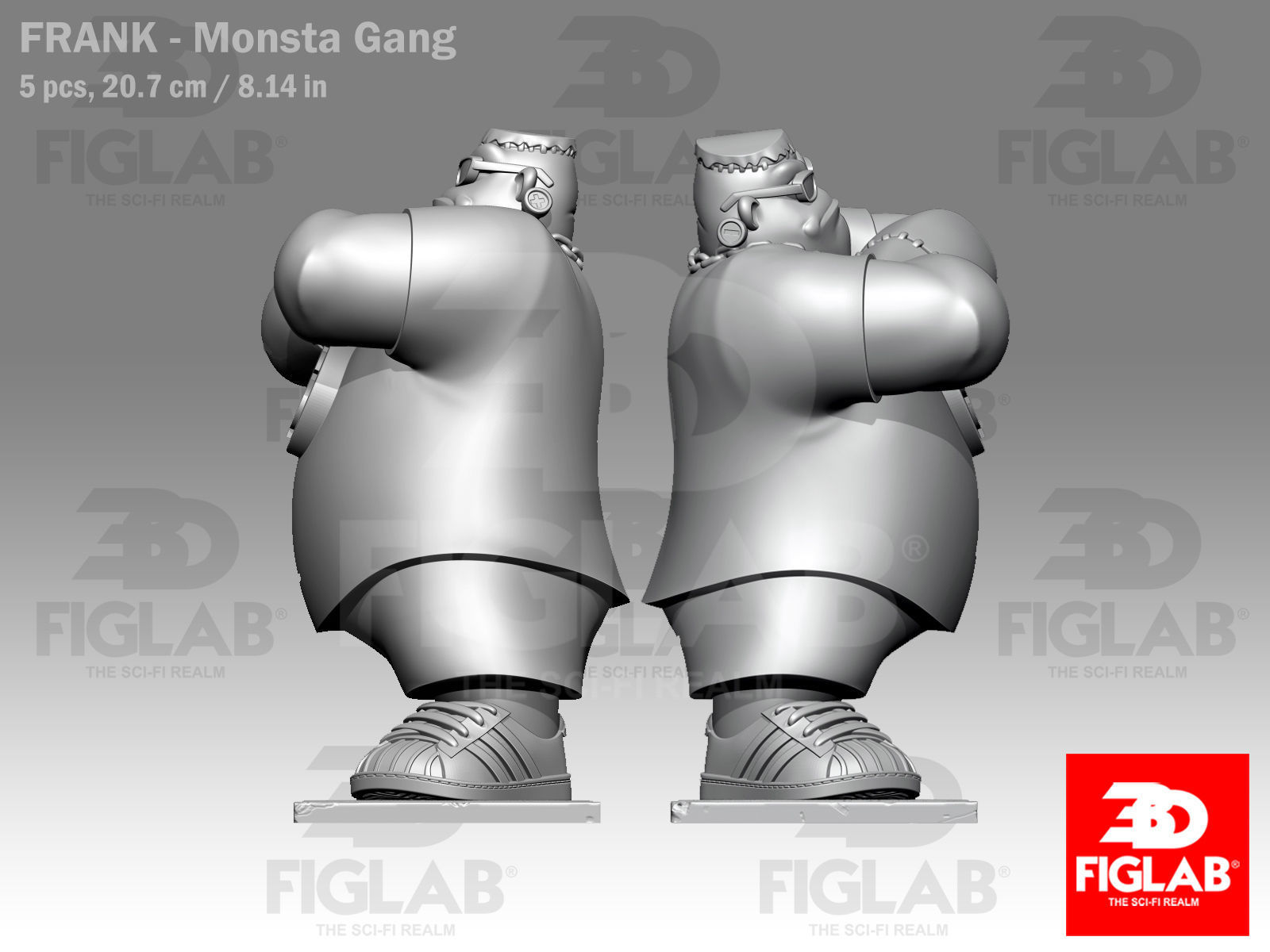 MONSTA GANG -FRANK- 3D model | CGTrader