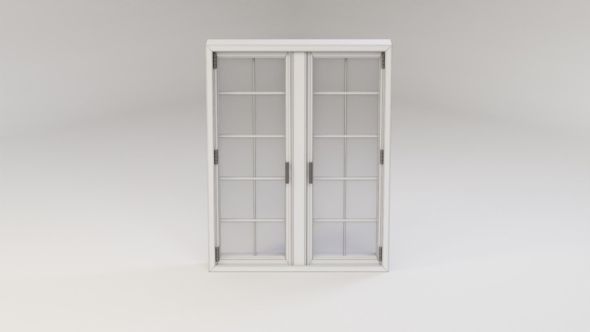 3D model Tall Hinged Opening Window VR / AR / low-poly | CGTrader