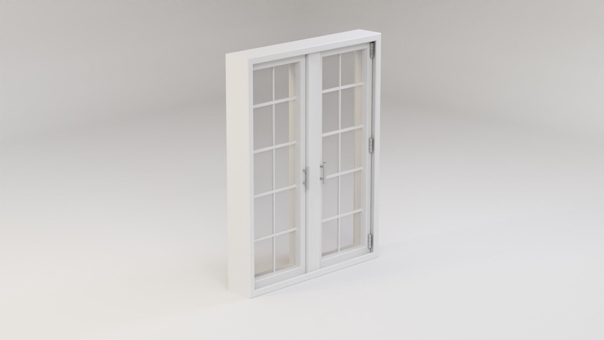 3D model Tall Hinged Opening Window VR / AR / low-poly | CGTrader