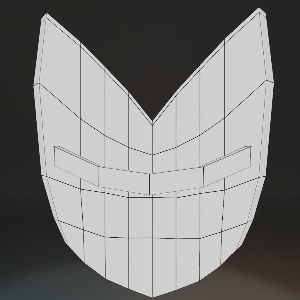 3D model Noodle Mask from Gorillaz VR / AR / low-poly | CGTrader