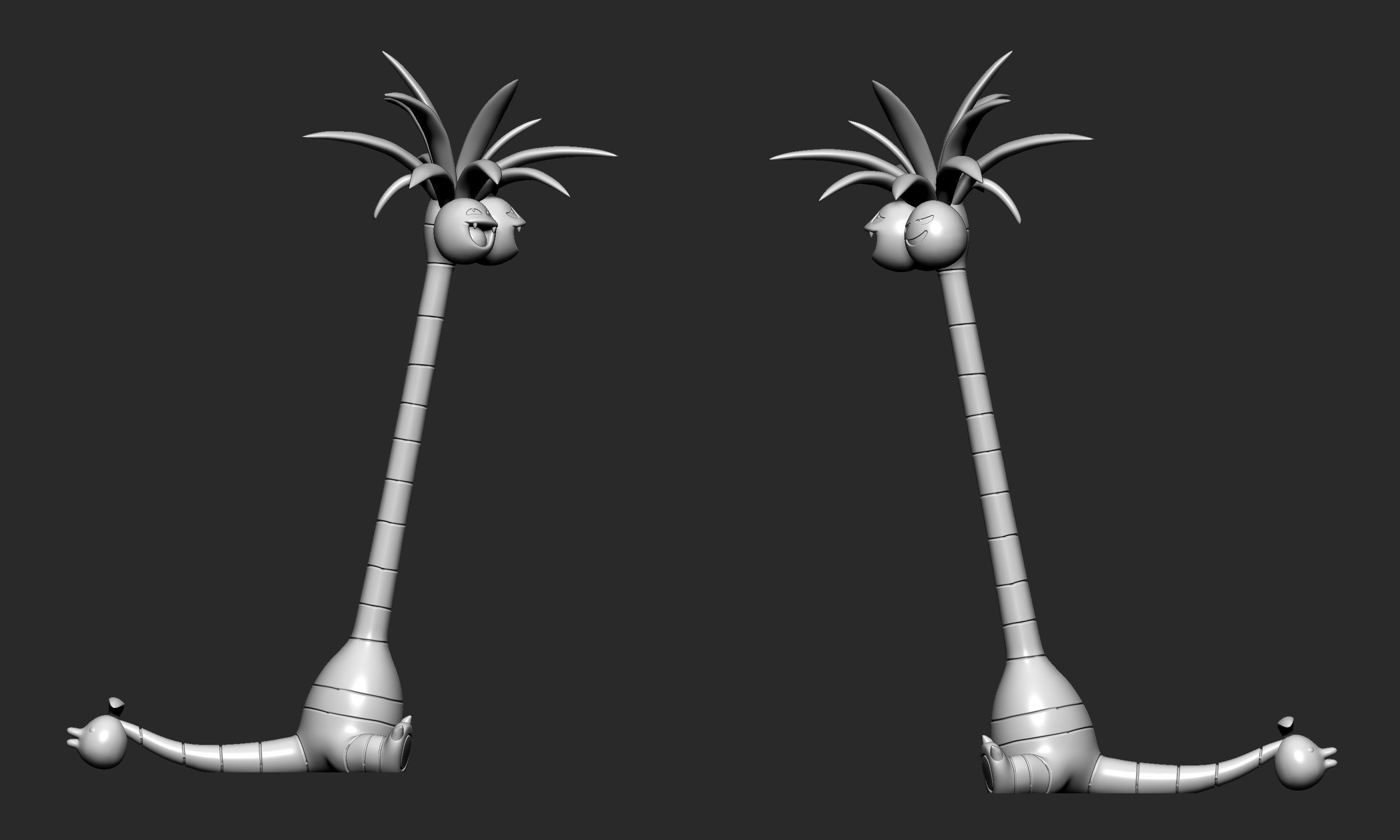 Pokemon - Alolan Exeggutor 3D model 3D printable | CGTrader
