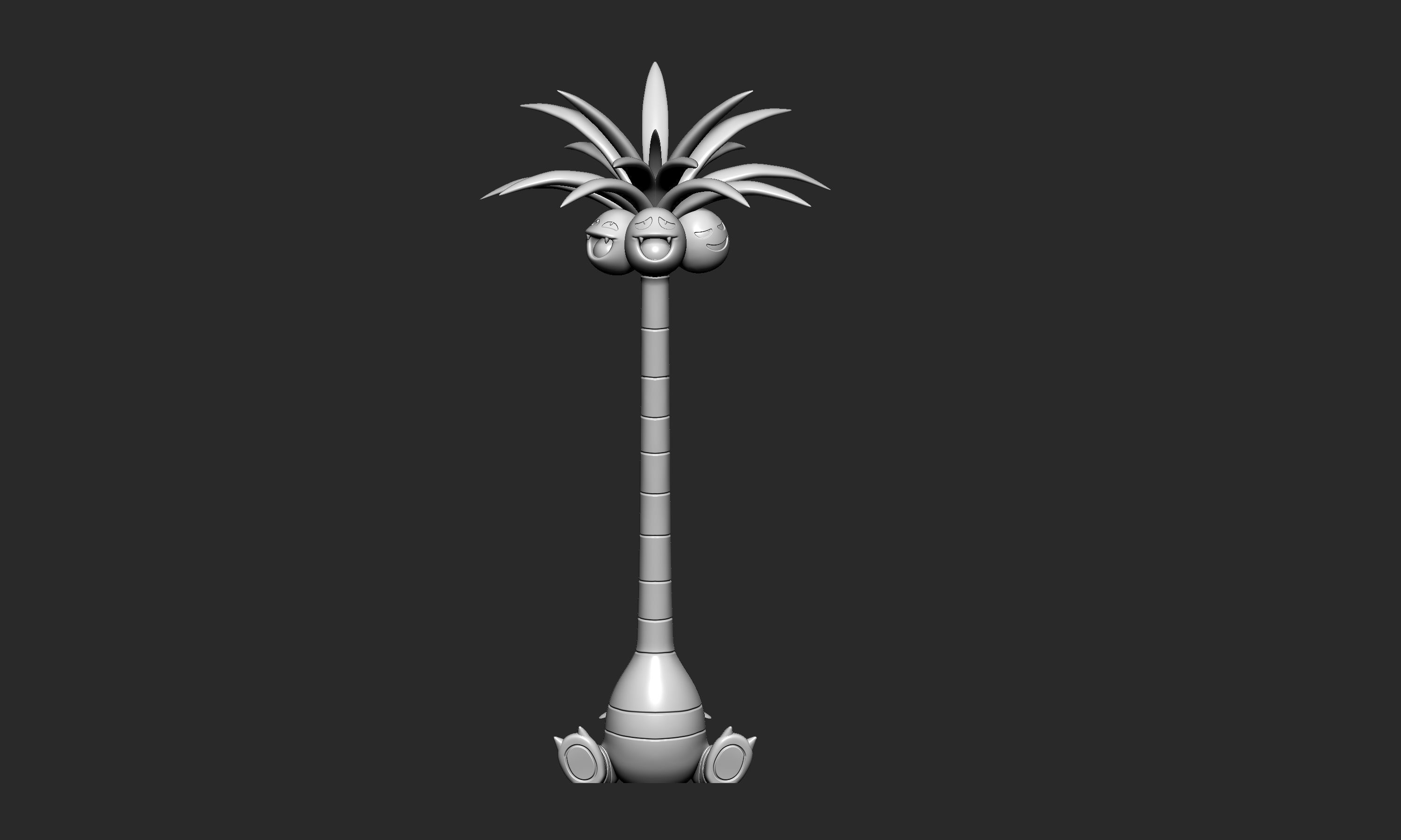 Pokemon - Alolan Exeggutor 3D model 3D printable | CGTrader