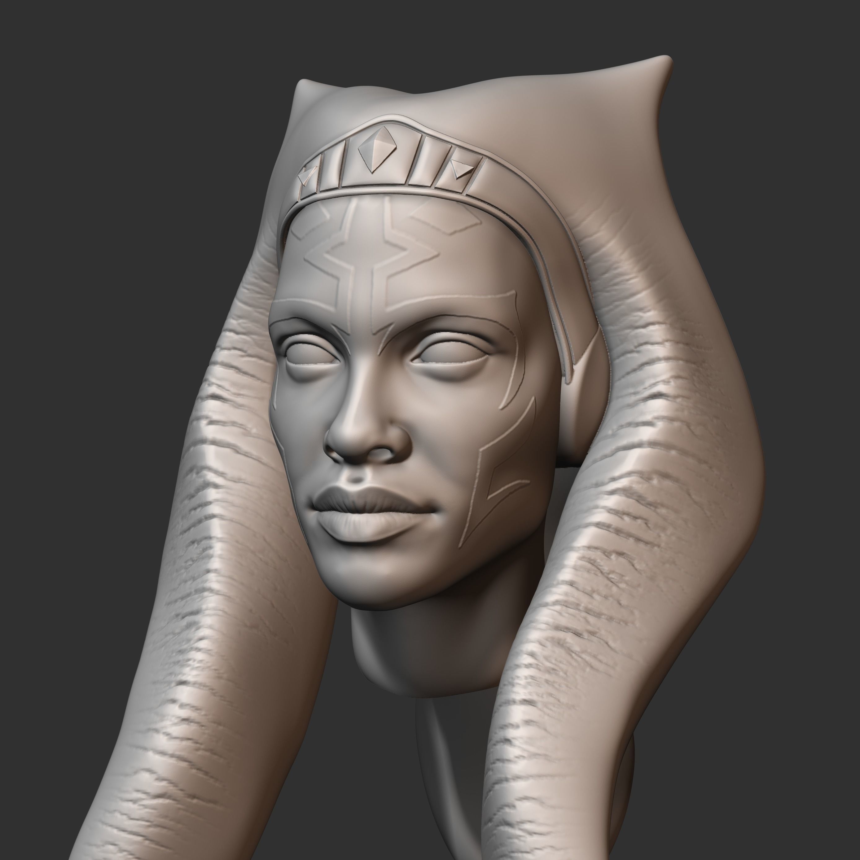 Ahsoka Tano Series Rosario Dawson 3D model 3D printable | CGTrader
