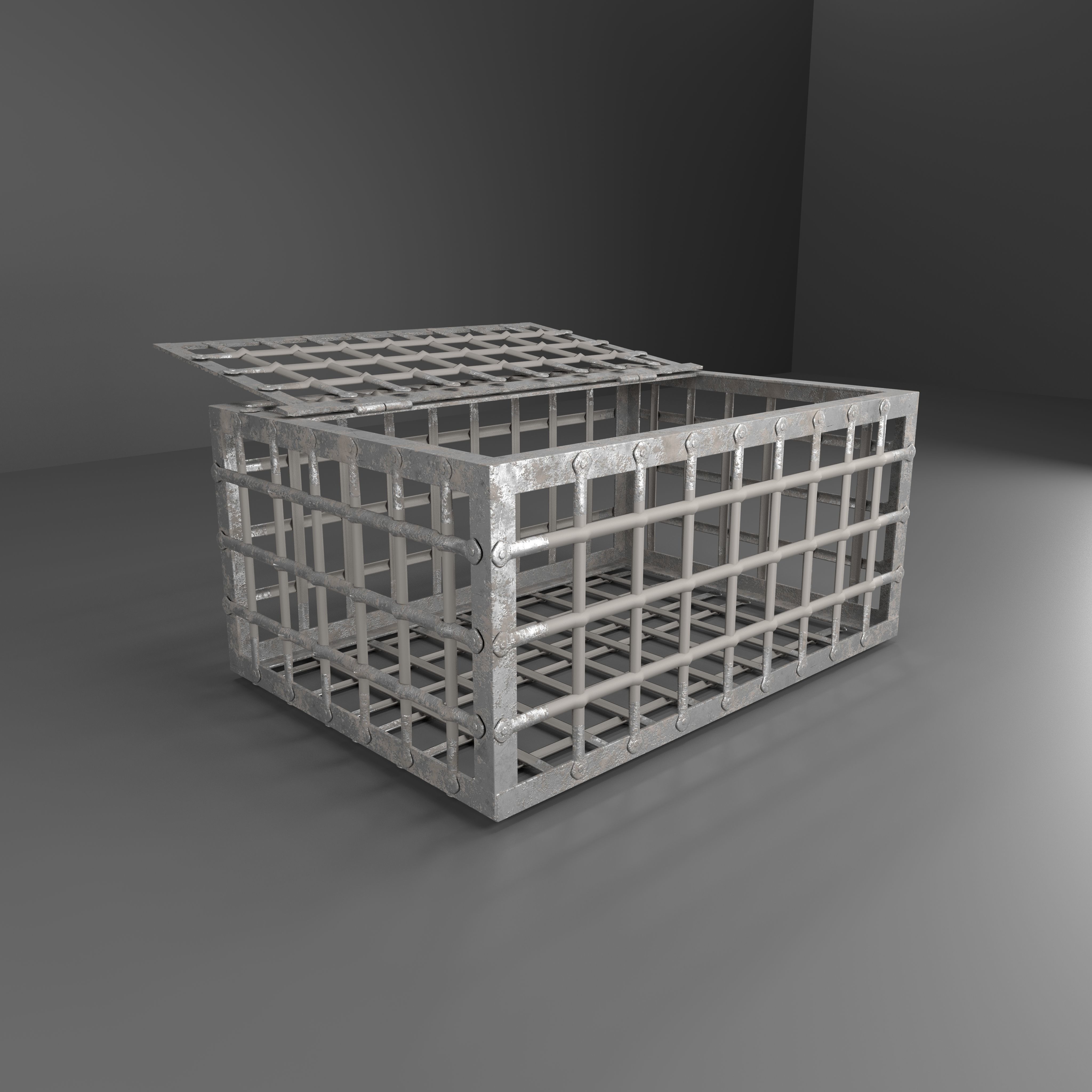 3D model cage model VR / AR / low-poly | CGTrader