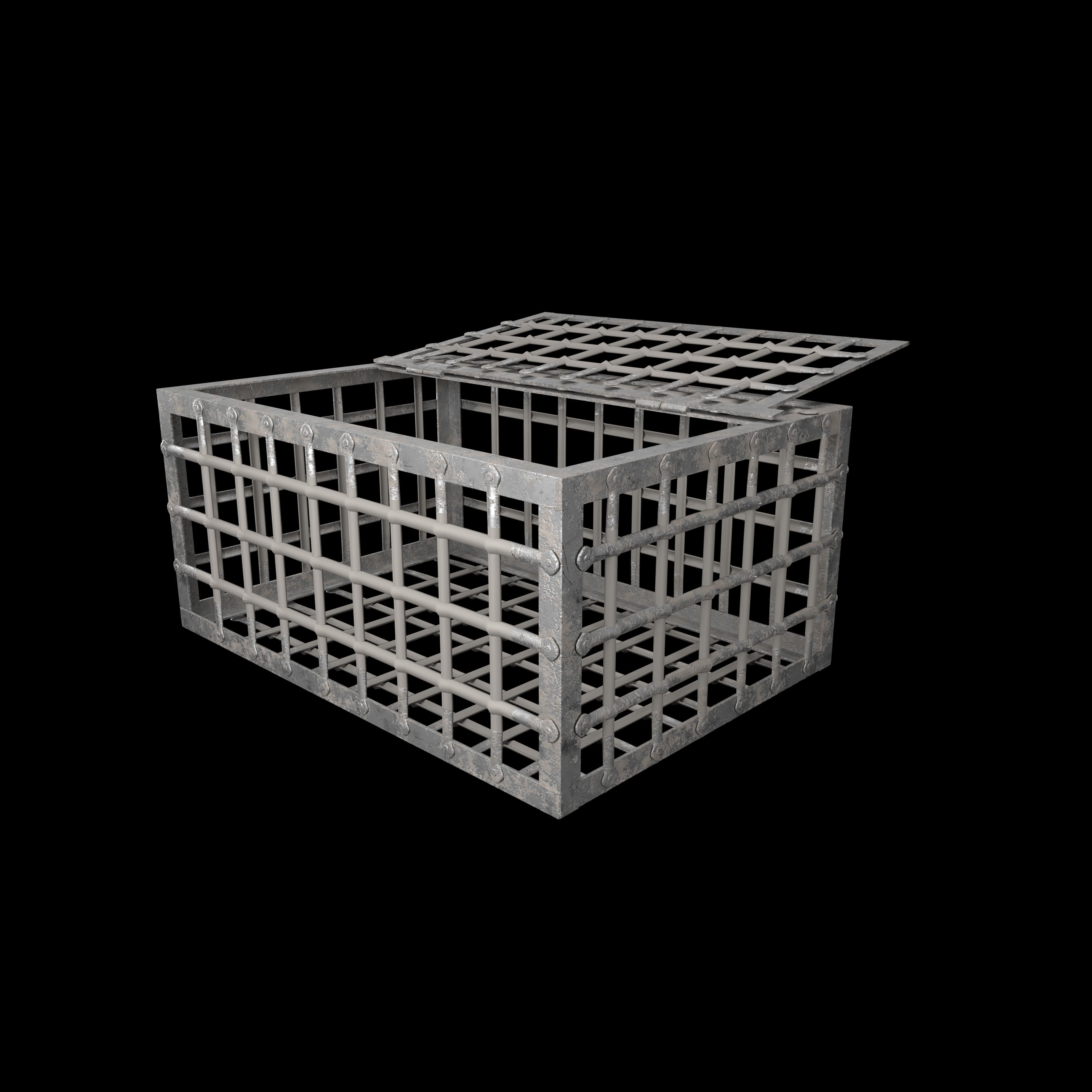 3D model cage model VR / AR / low-poly | CGTrader