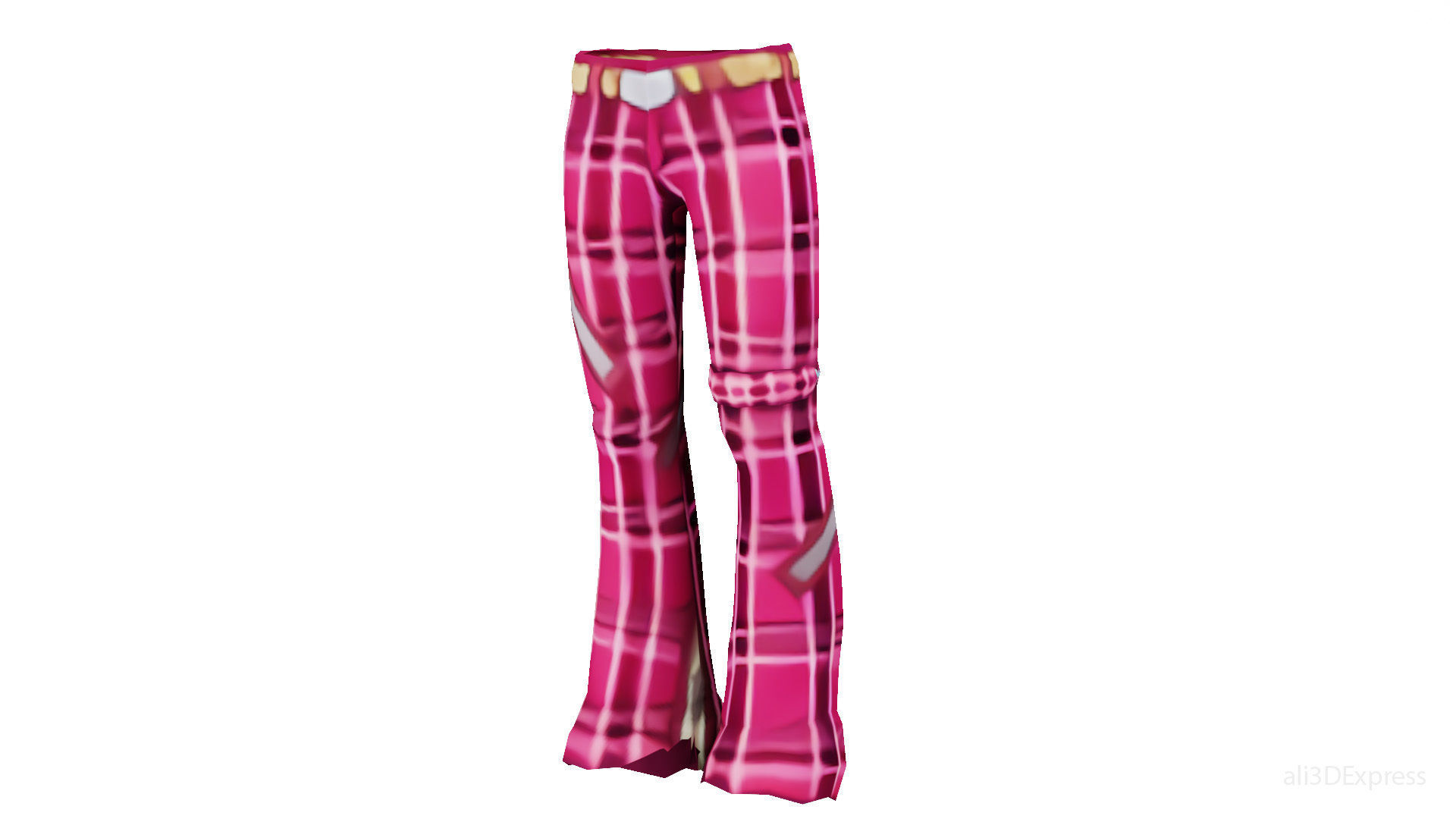 3D model Stylized 3D Rigged Punk Pants Anime Collection VR / AR / low ...