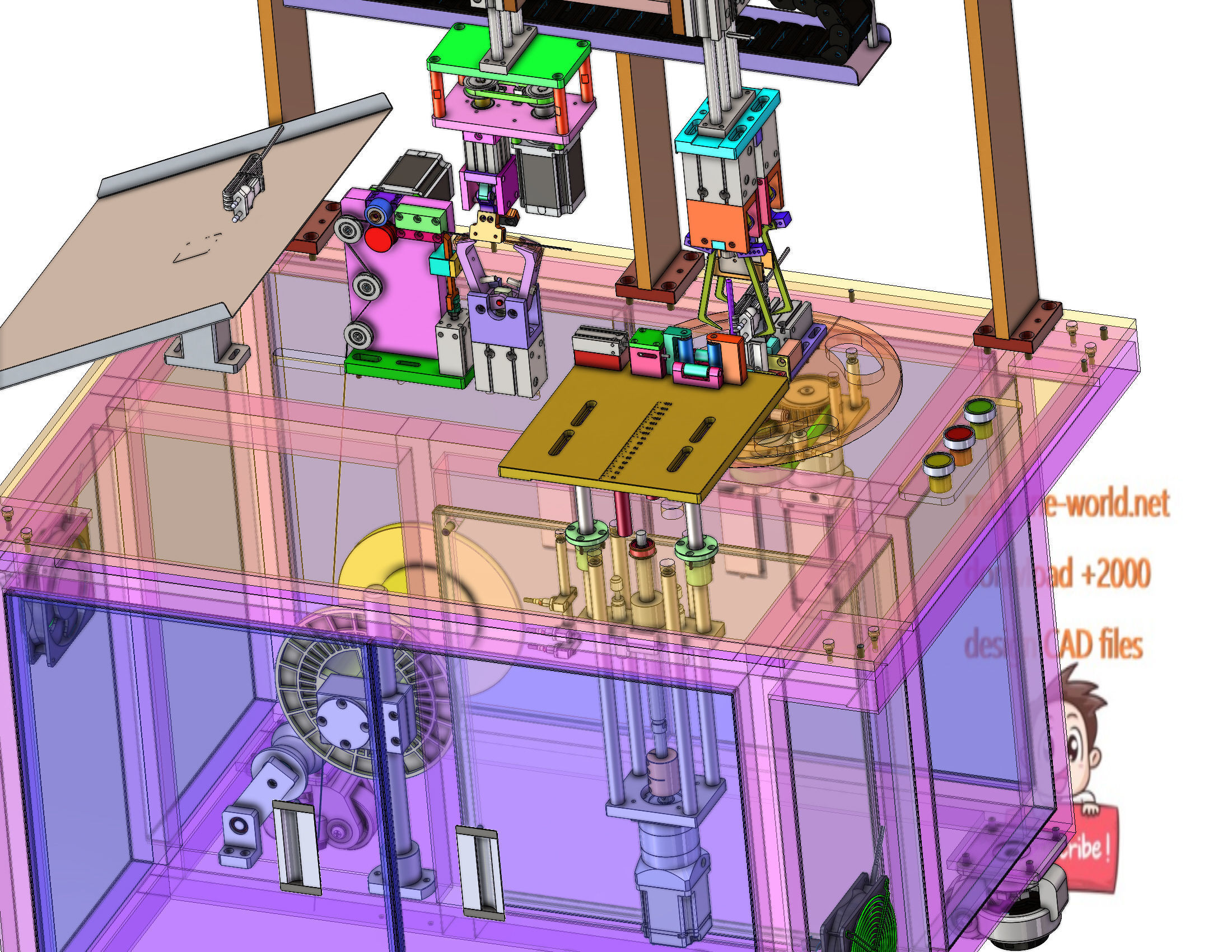 industrial 3D model Rope tying machine 3D model | CGTrader