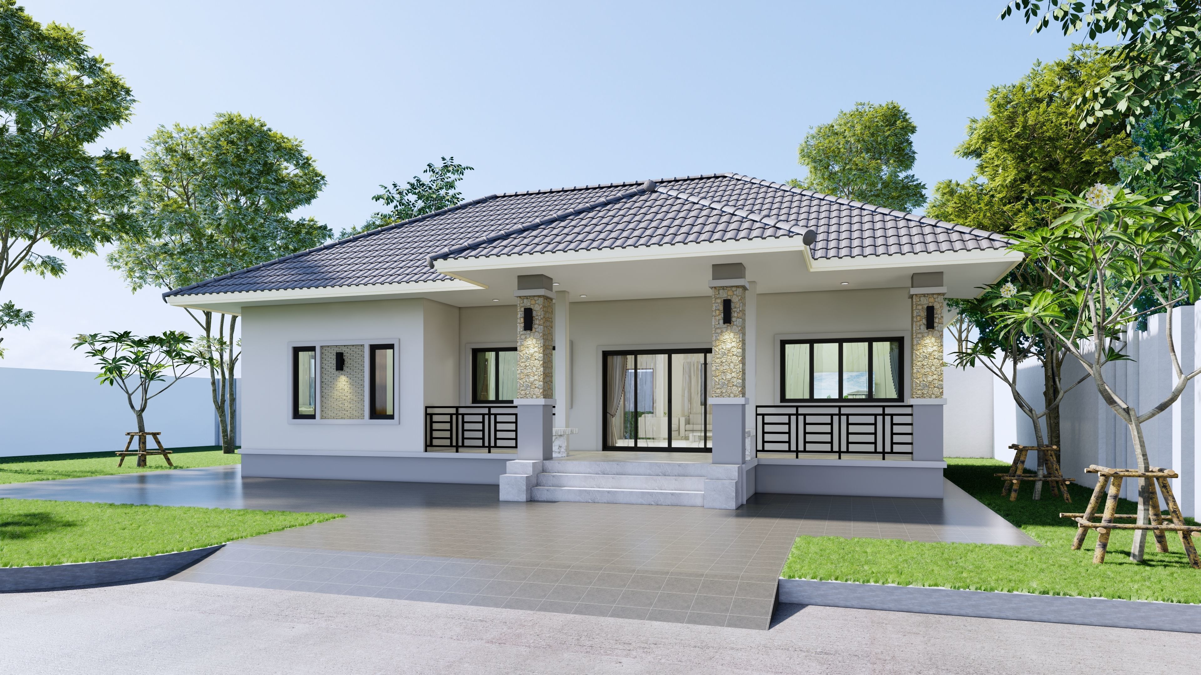 Thai-house-MD 3D model | CGTrader