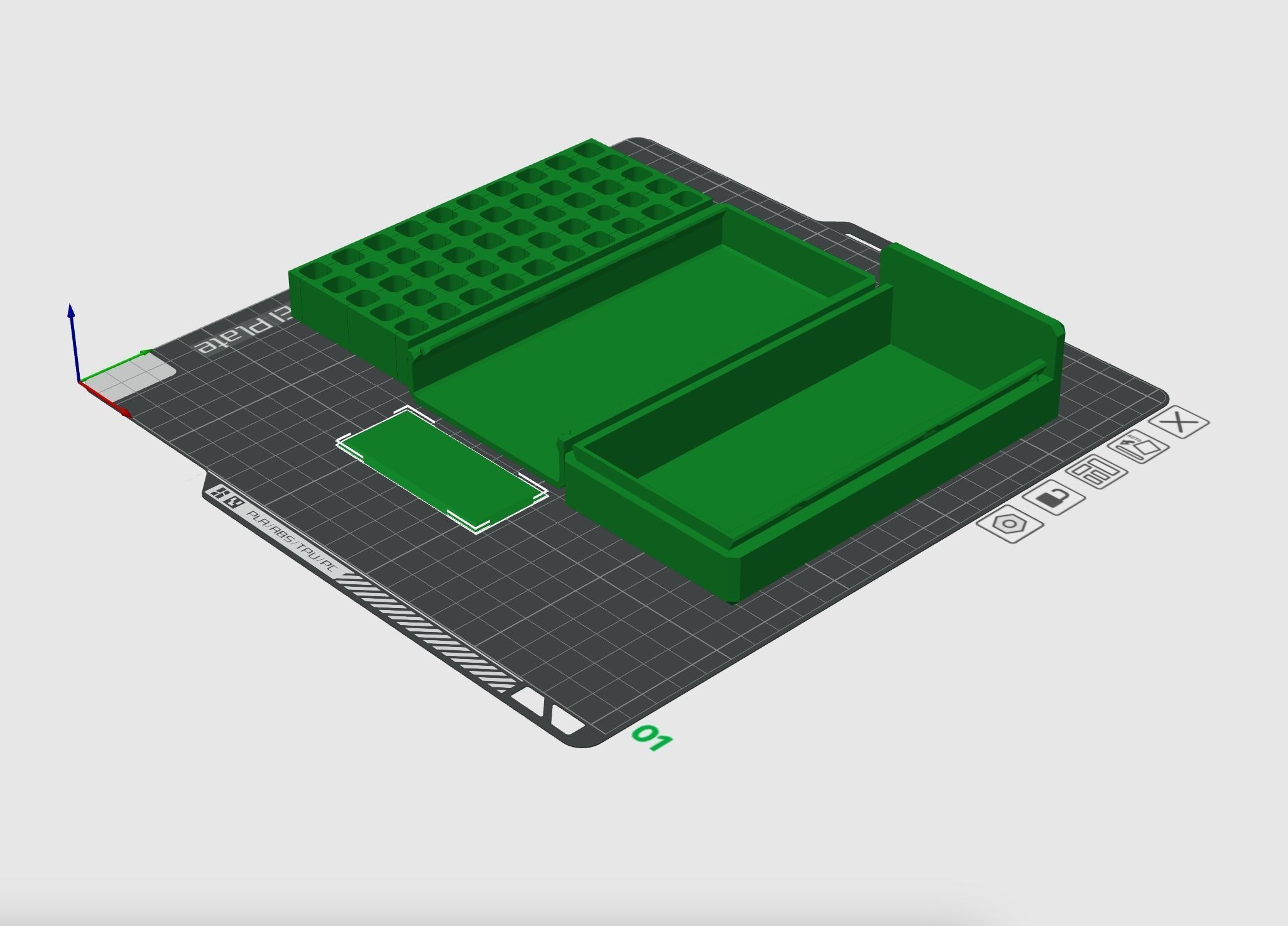 AMMO BOX 9mm AMMUNITION STORAGE 50 ROUNDS AMMO CRATE 9 mm free 3D model 3D printable | CGTrader