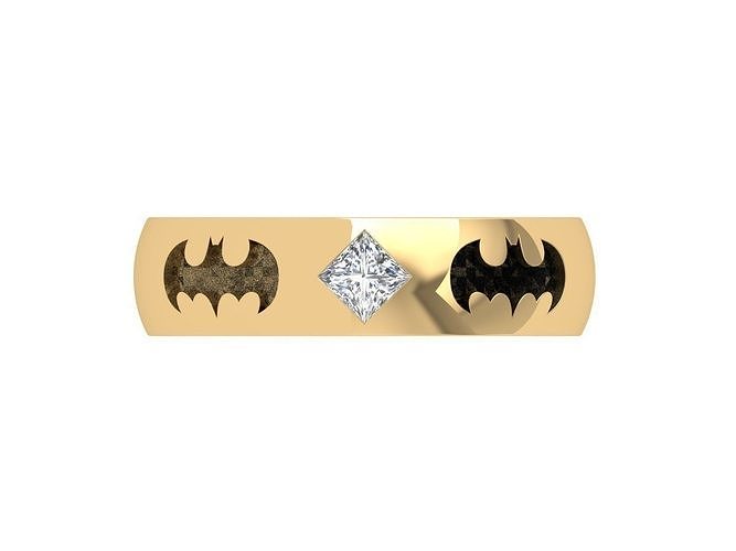 BatMan Princess Ring 3D model 3D printable | CGTrader