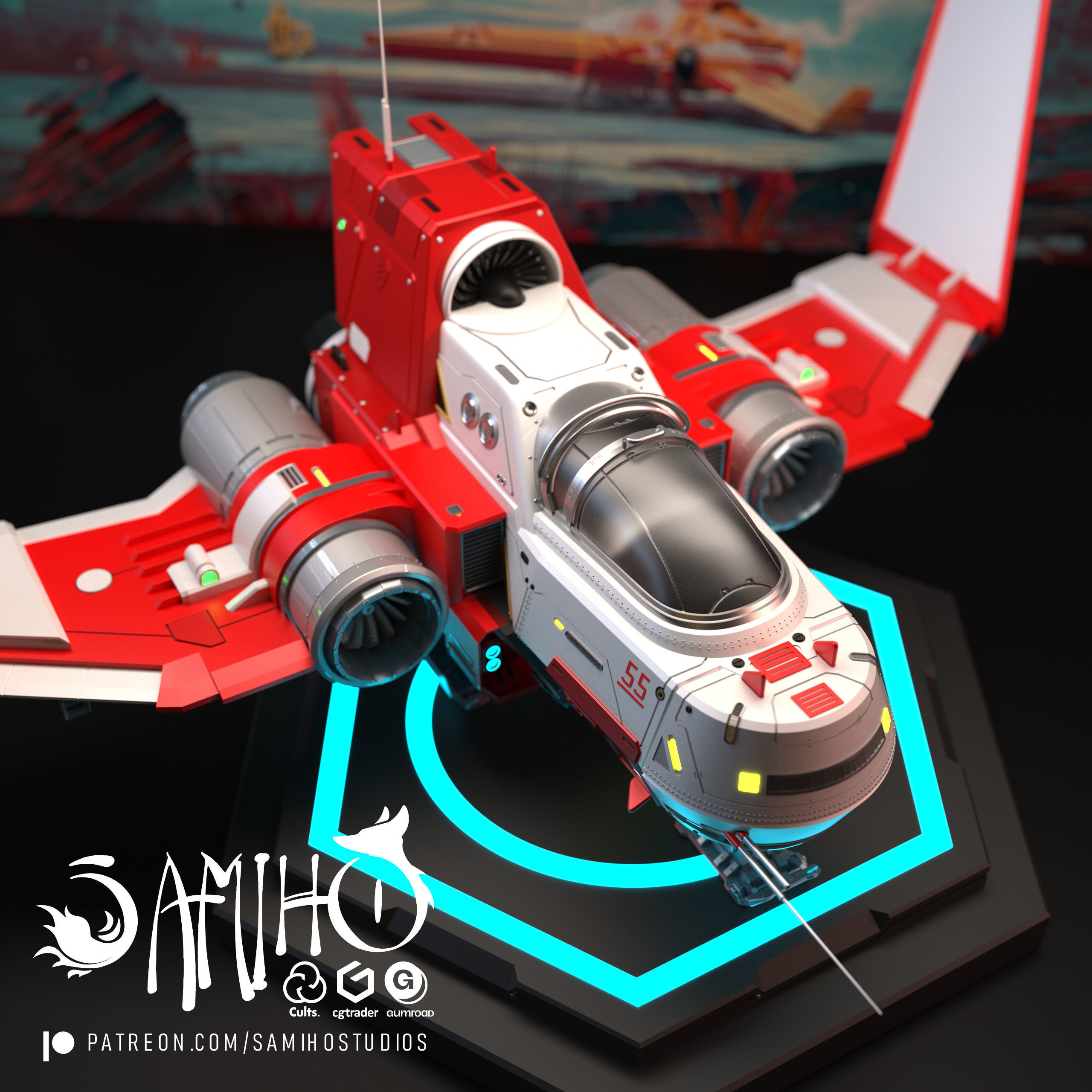 Samiho Studios - Radiant Pillar BC1 - STLs ready for printing 3D model ...