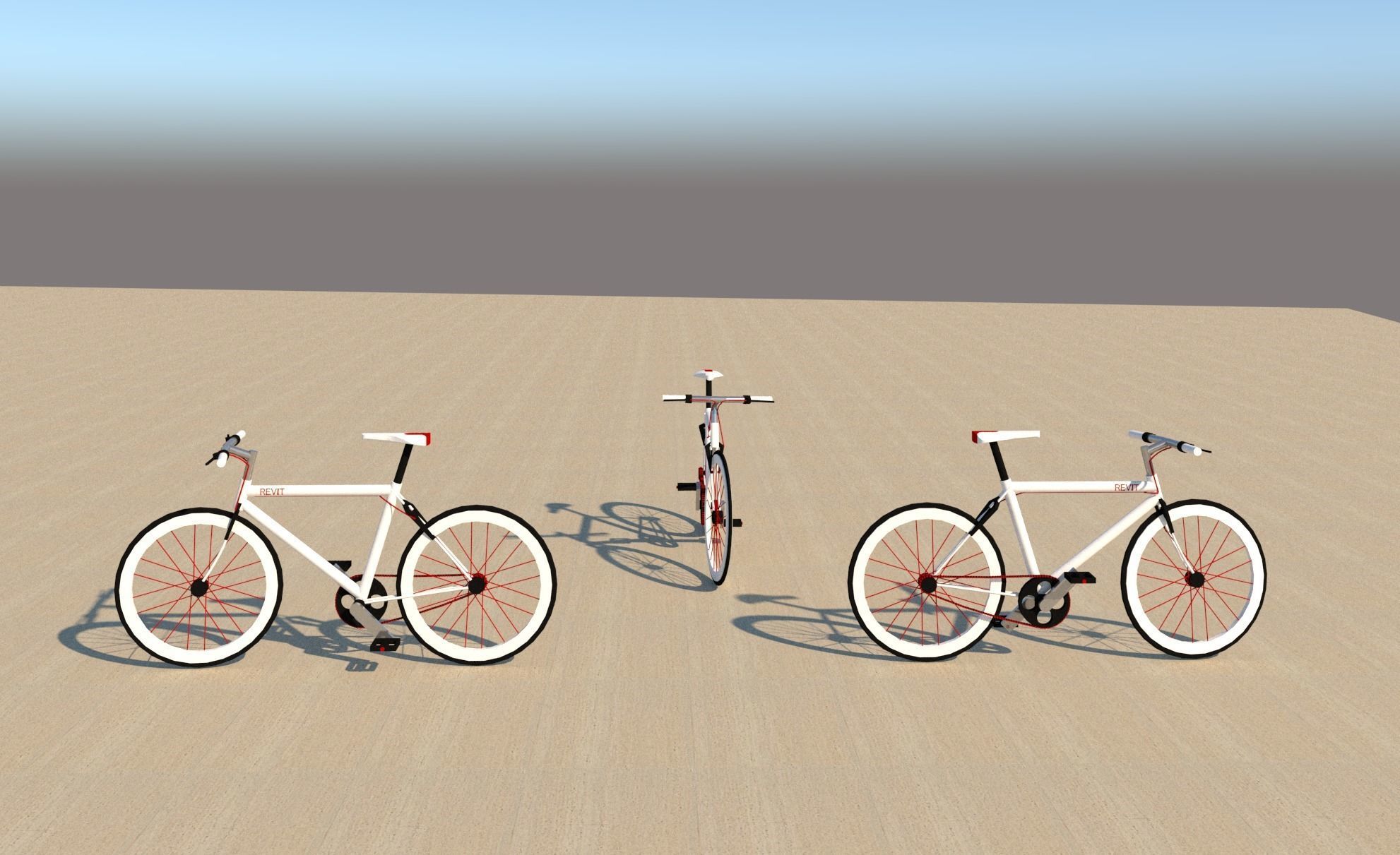 Bicycle or bike revit family 3D model | CGTrader