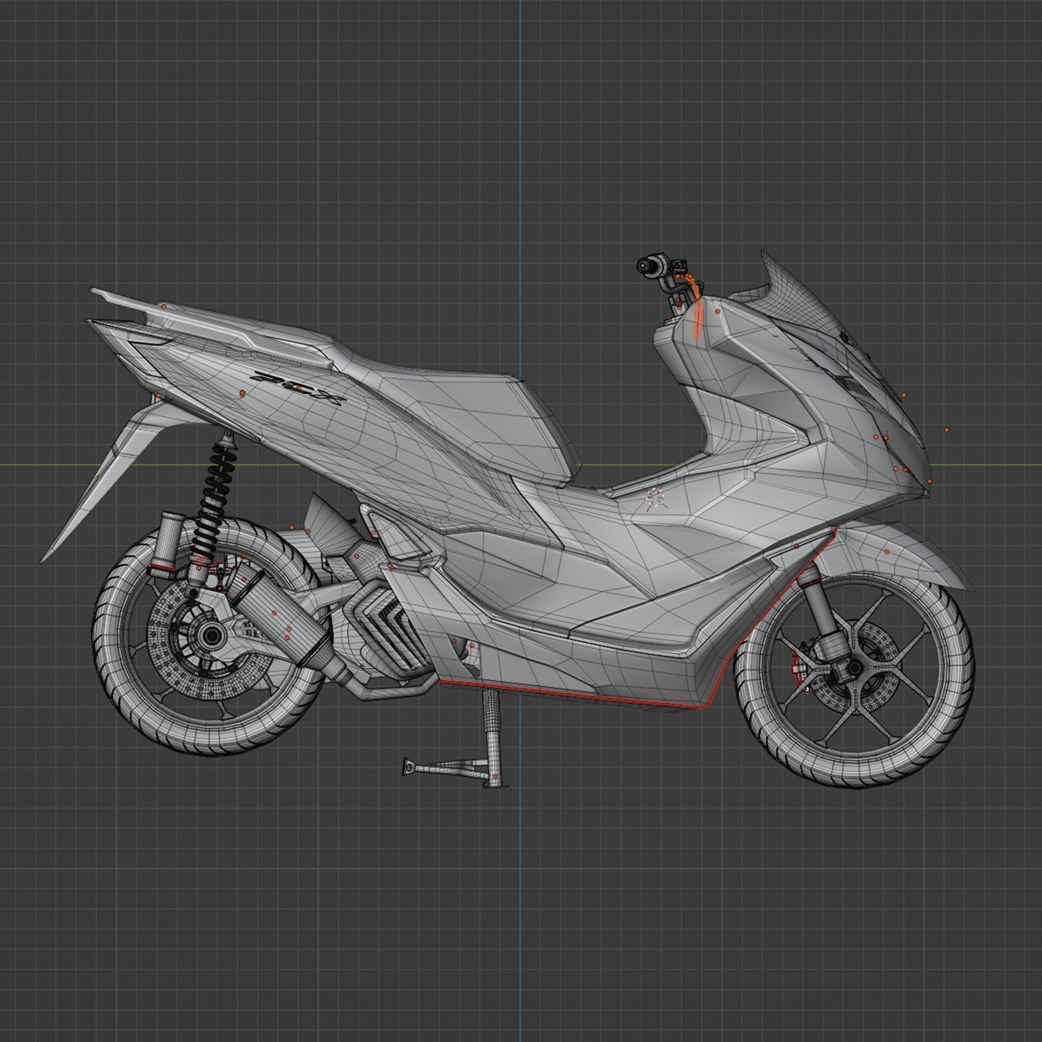 HONDA PCX 2022 3D model | CGTrader