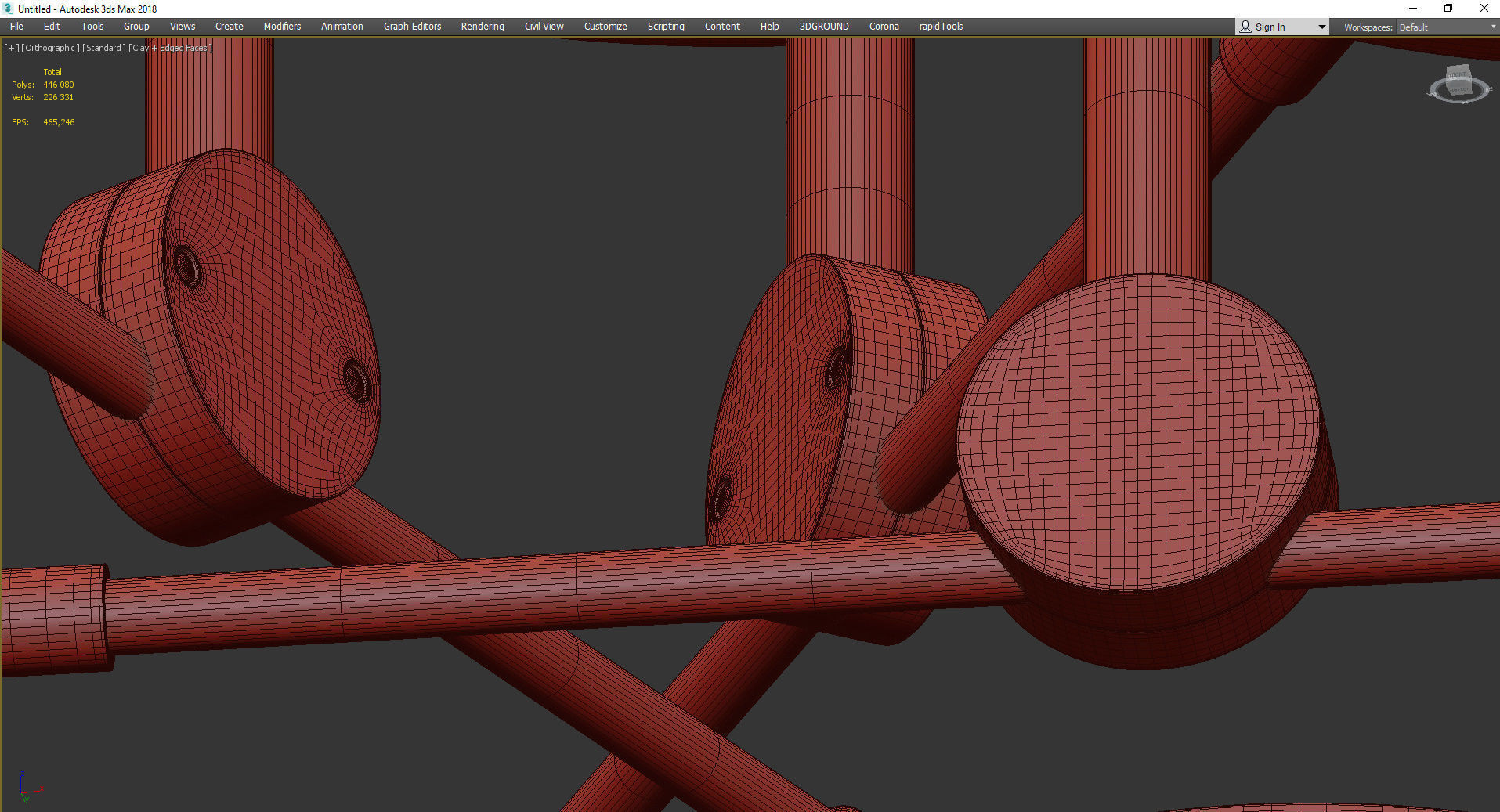 3D model COSMO NAP BRASS SPIDER VR / AR / low-poly | CGTrader