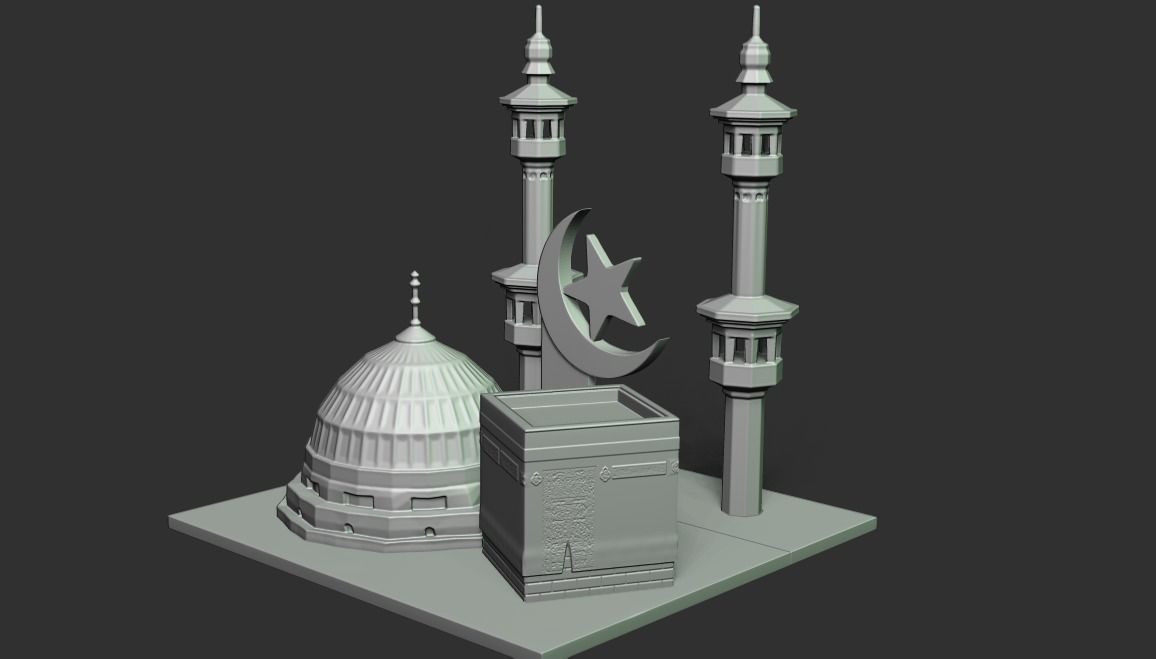 Mecca Statue for 3d printing 3D model 3D printable | CGTrader
