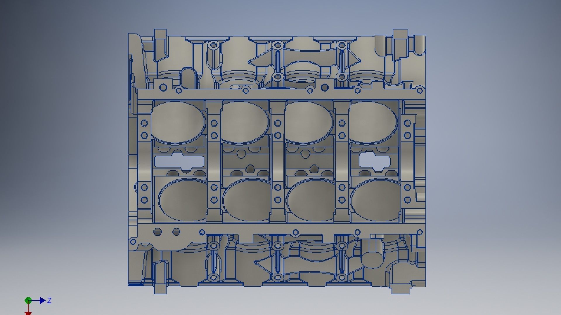 v8 engine block 3D model | CGTrader