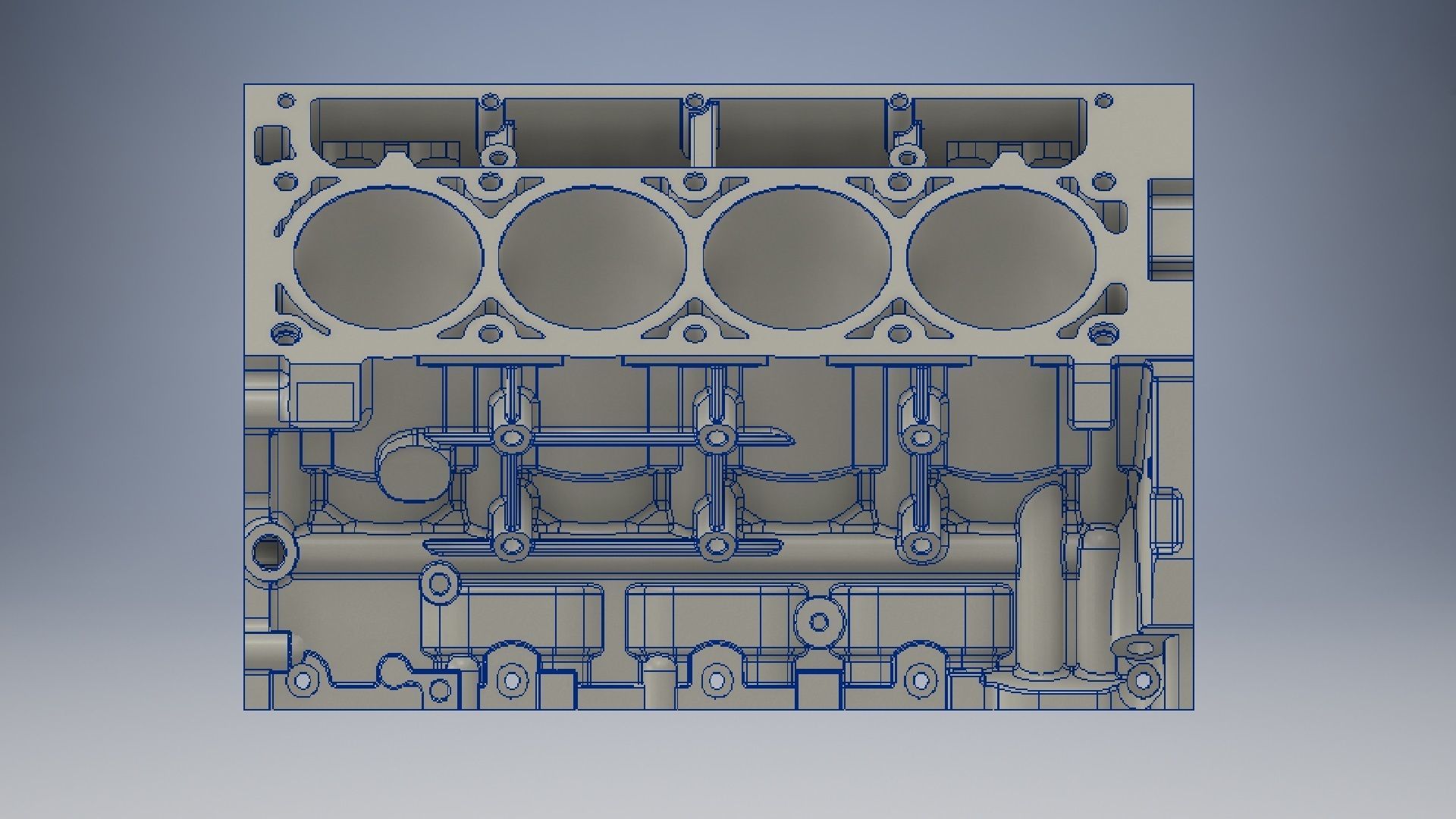 v8 engine block 3D model | CGTrader