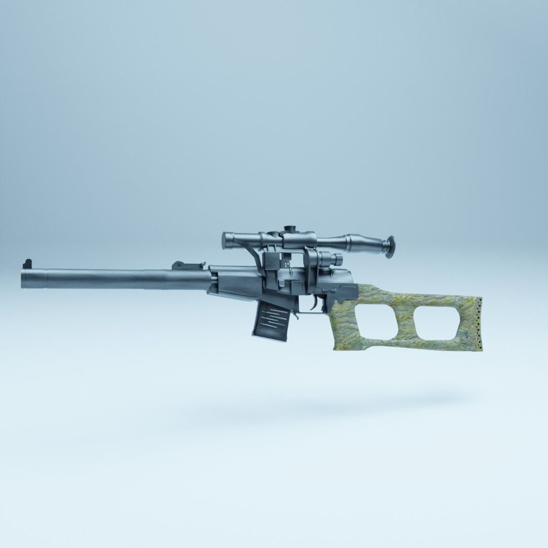 VSS LMG Rifle 3D model | CGTrader