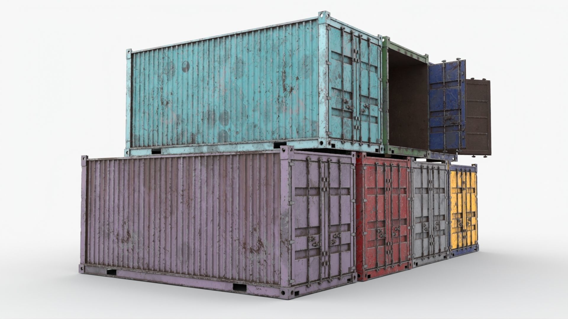 4k Shipping Container 3D model | CGTrader