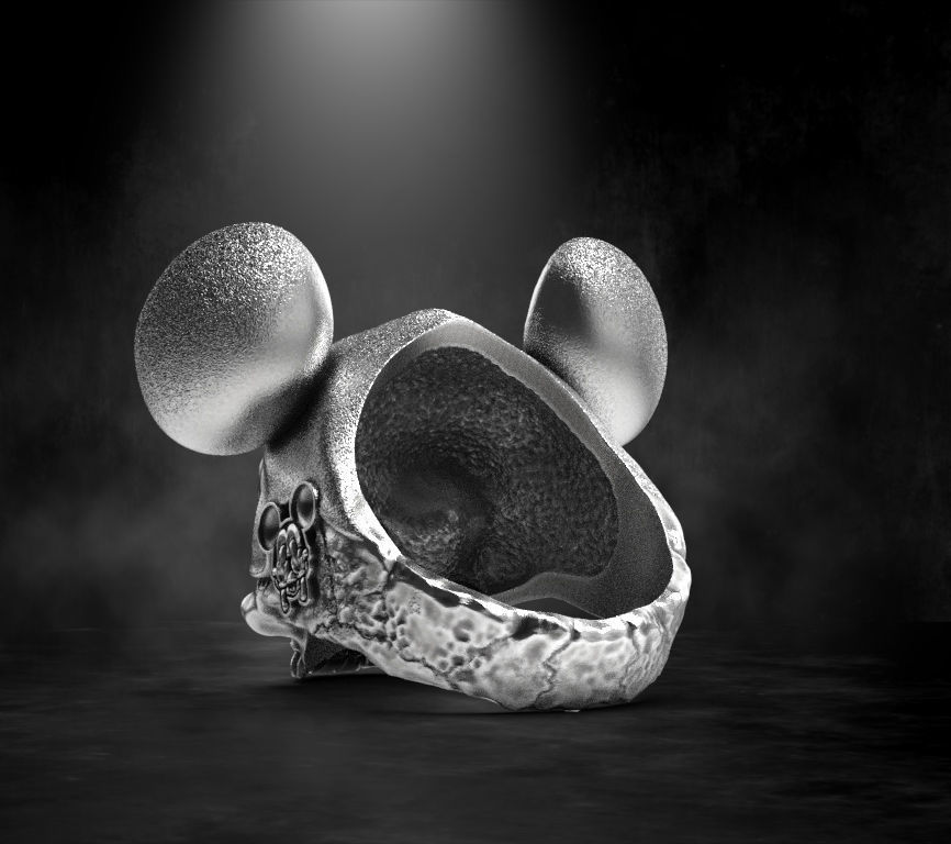 Mickey Mouse head ring 3d model for 3d printing 3D print model 3D model ...