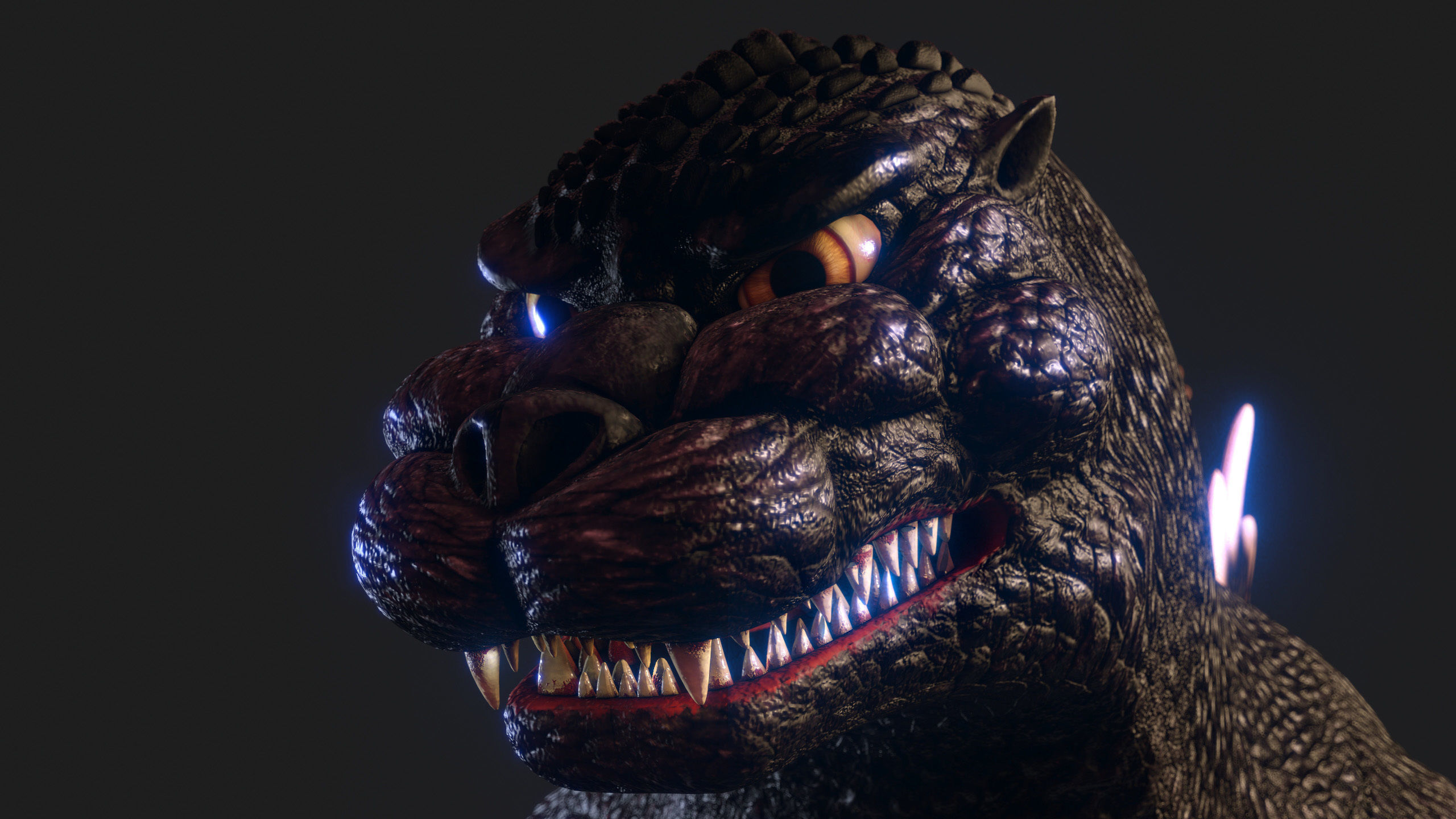 Godzilla Heisei 1994 3D model animated rigged | CGTrader